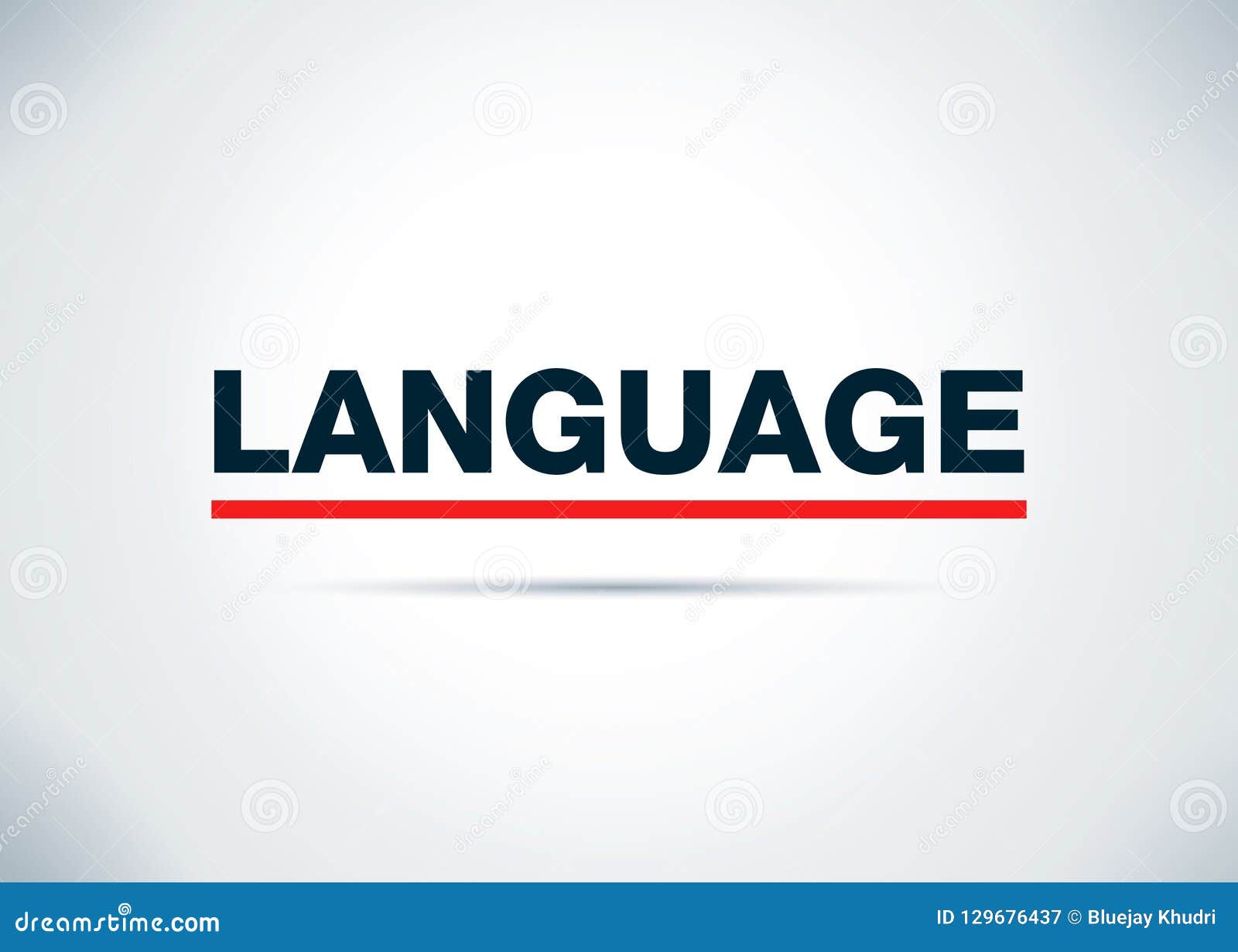 Language Abstract Flat Background Design Illustration Stock ...