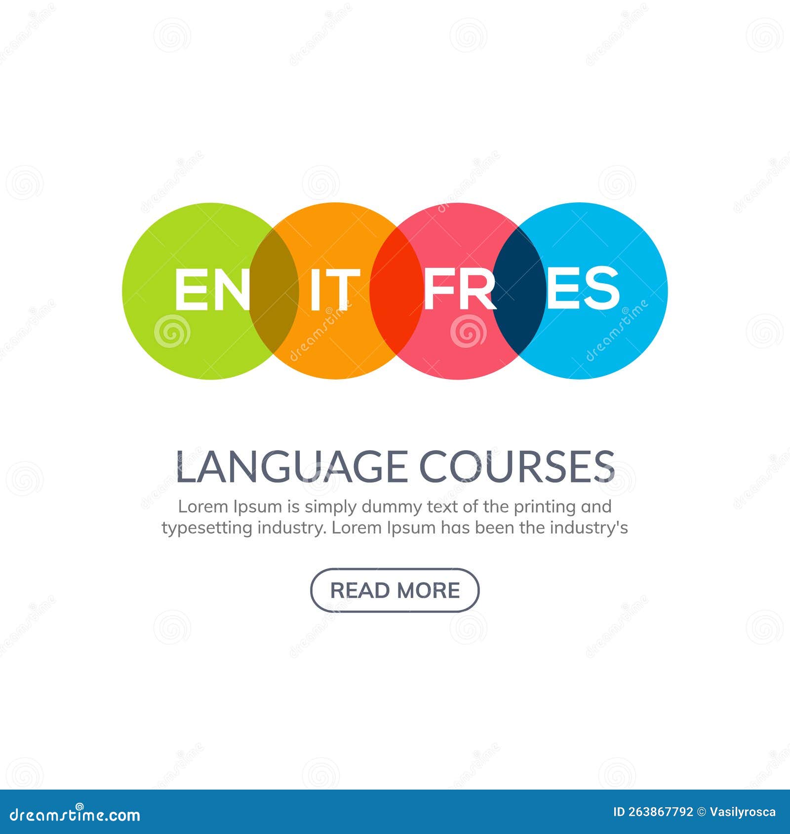 Language Learn Vector Banner Design. Language Course English Different ... Language Learn Vector Banner Design. Language Course English Different ...