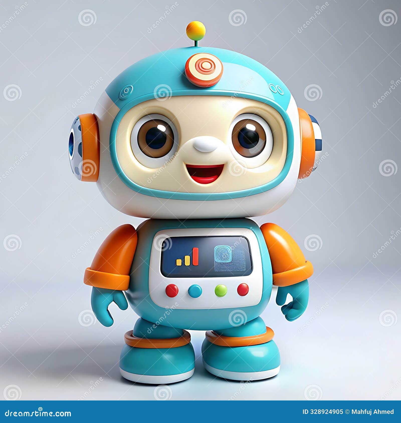 Language Learning Buddy is an AI-powered Toy Stock Illustration ...