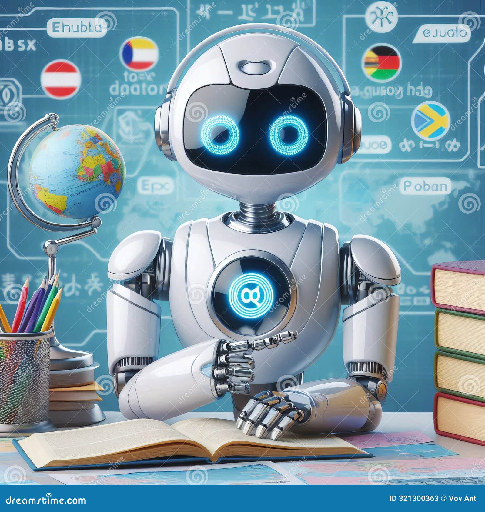 31 132. Language Learning Robot - a Robot Designed for Teachig Stock Image - Image of ...