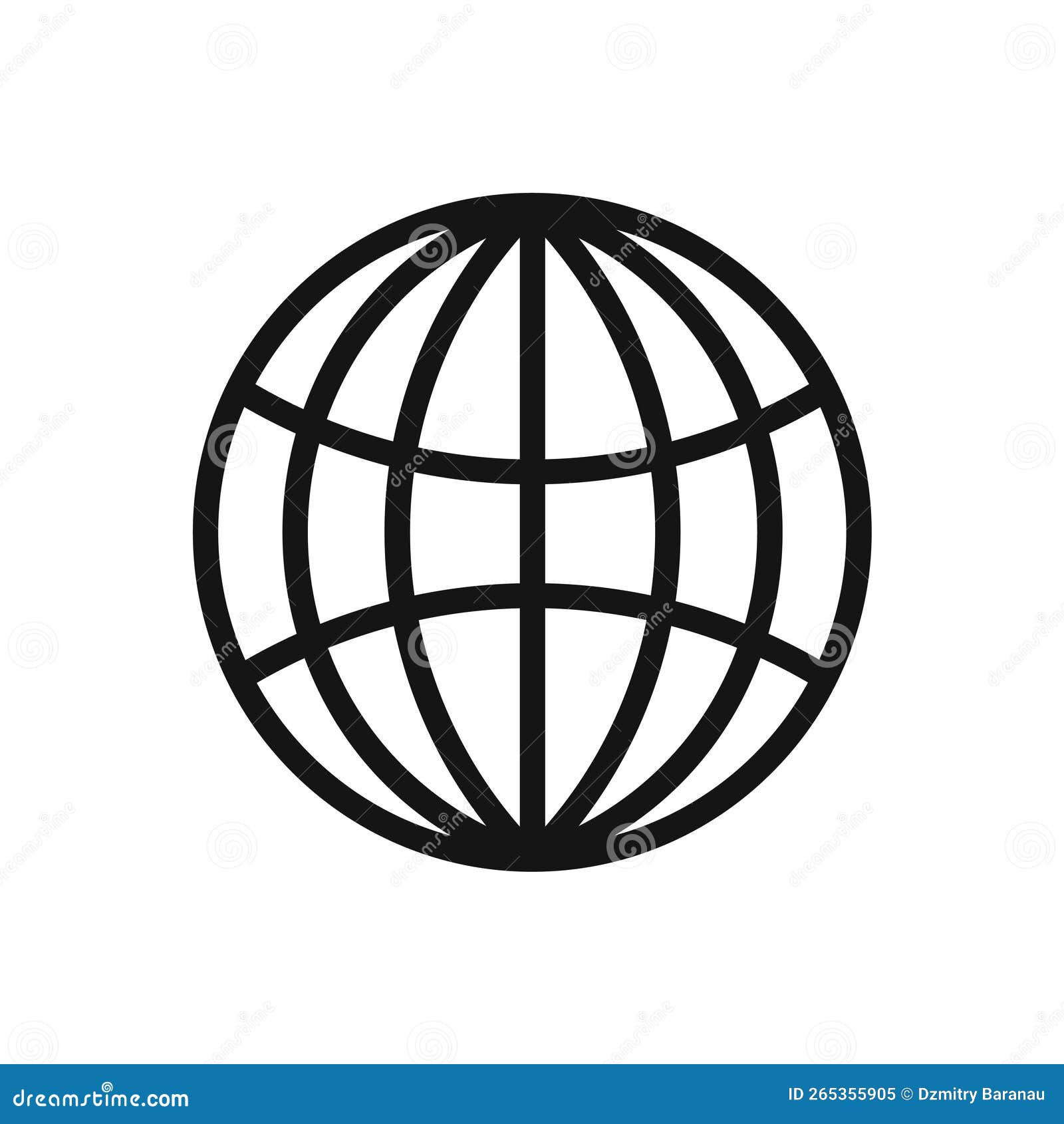 Language Line Icon Isolated on White Background. Black Flat Thin Icon ...