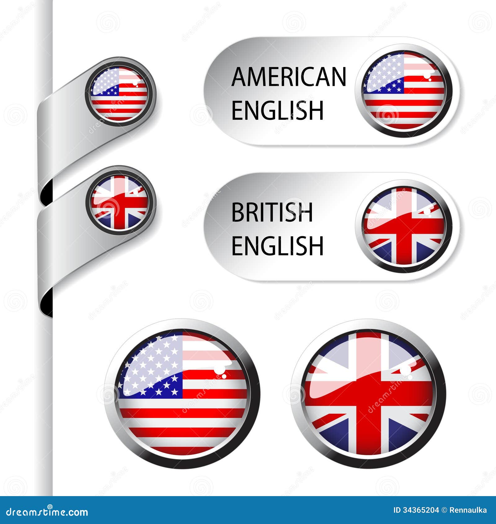 English Language Flag Icon