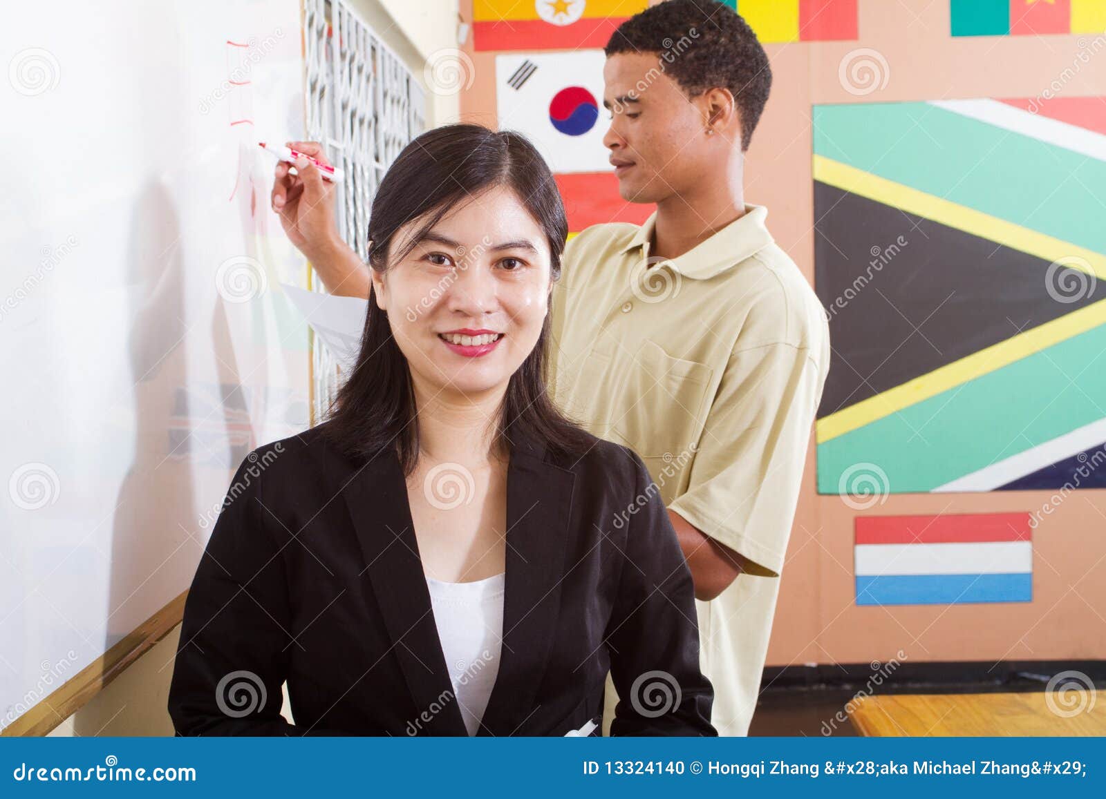 Language teacher stock photo. Image of female, miss, educator - 13324140