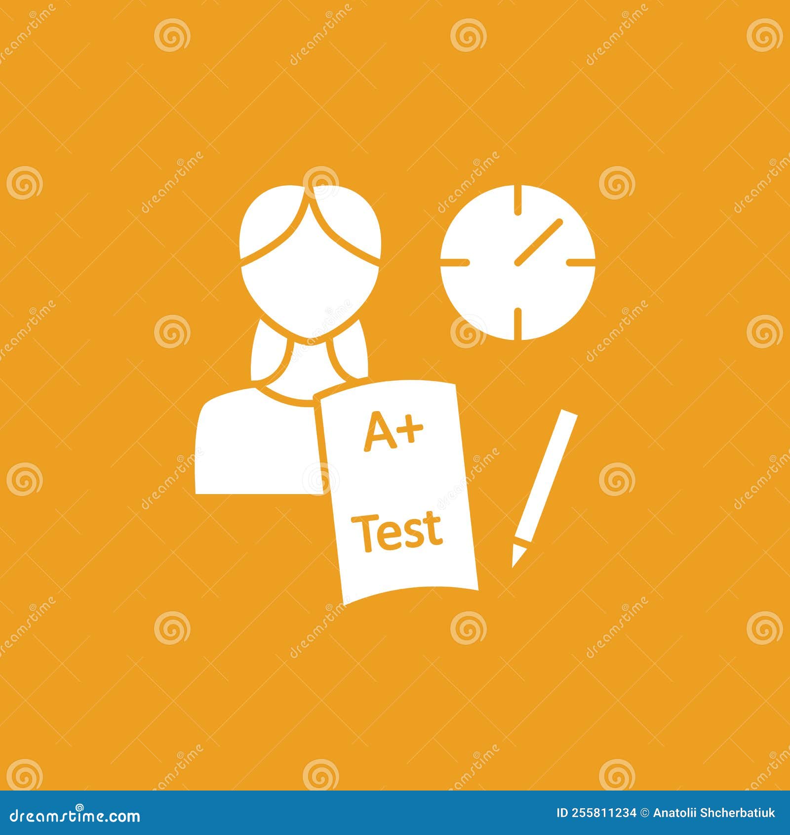 Language test glyph icon stock vector. Illustration of line - 255811234