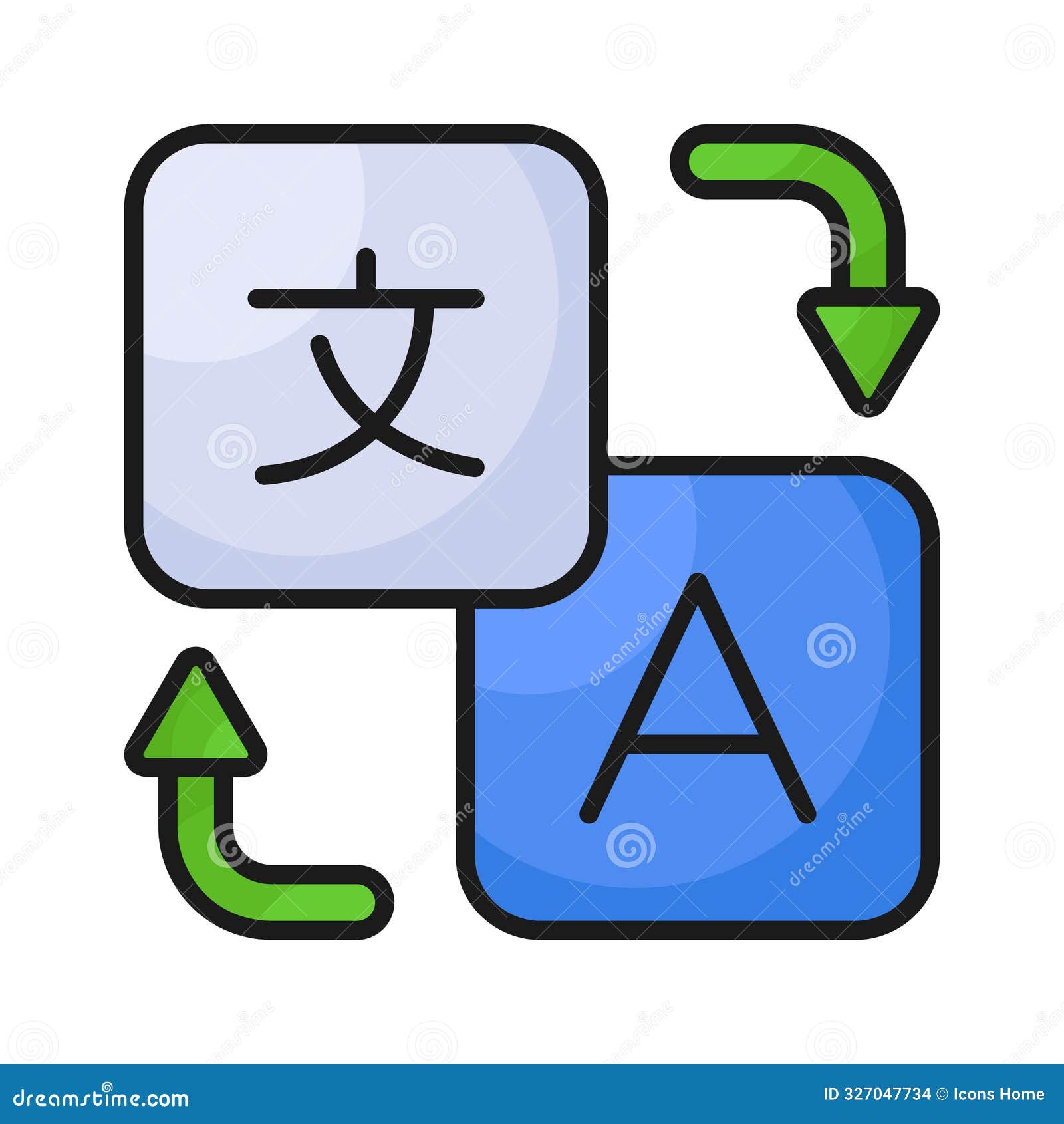 Language Translator, Ready To Use Vector Design Stock Illustration ...