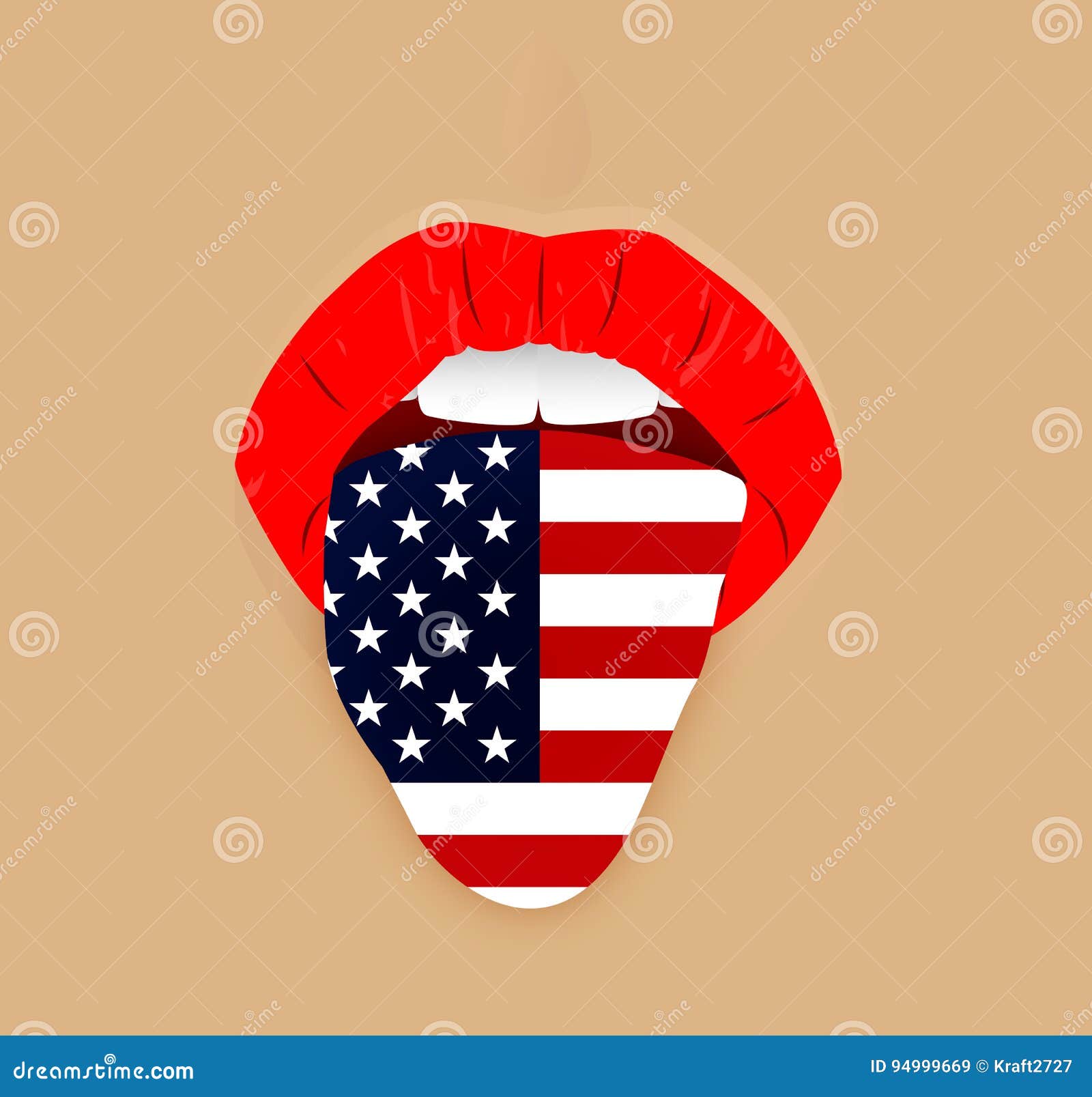 Language in the us flag stock vector. Illustration of british - 94999669