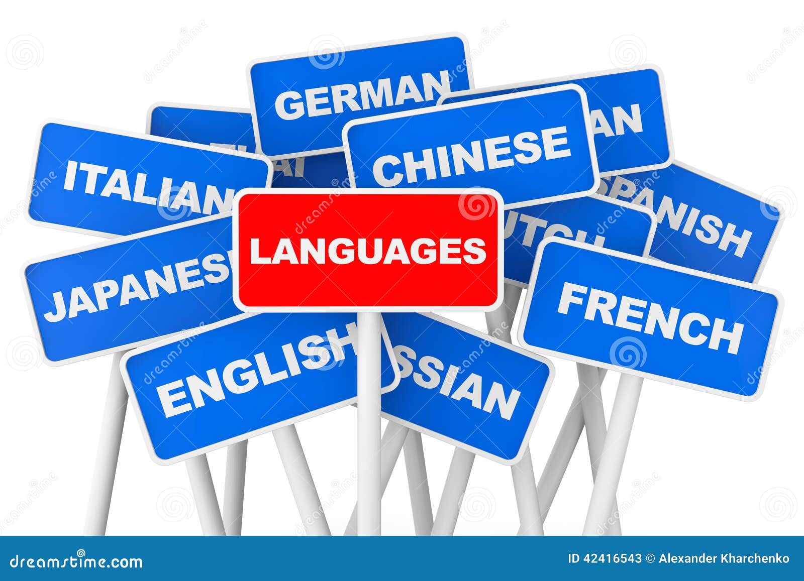 Languages banner signs stock illustration. Illustration of french ...