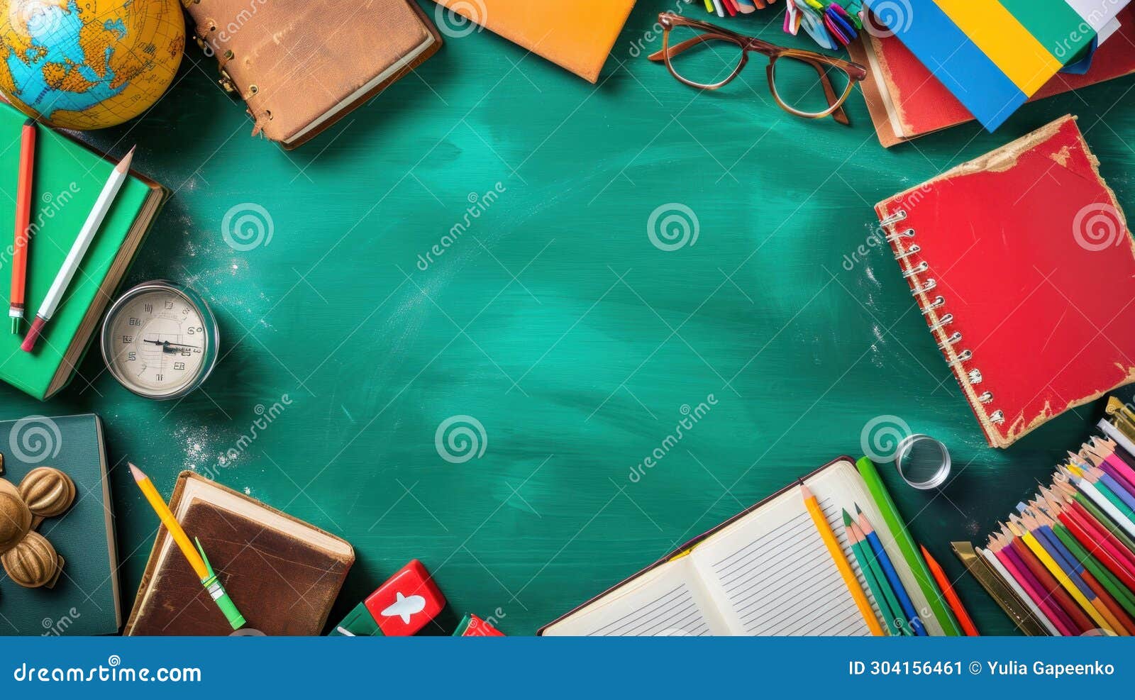 Languages School Advertisment Background with Copy Space Stock Image ...