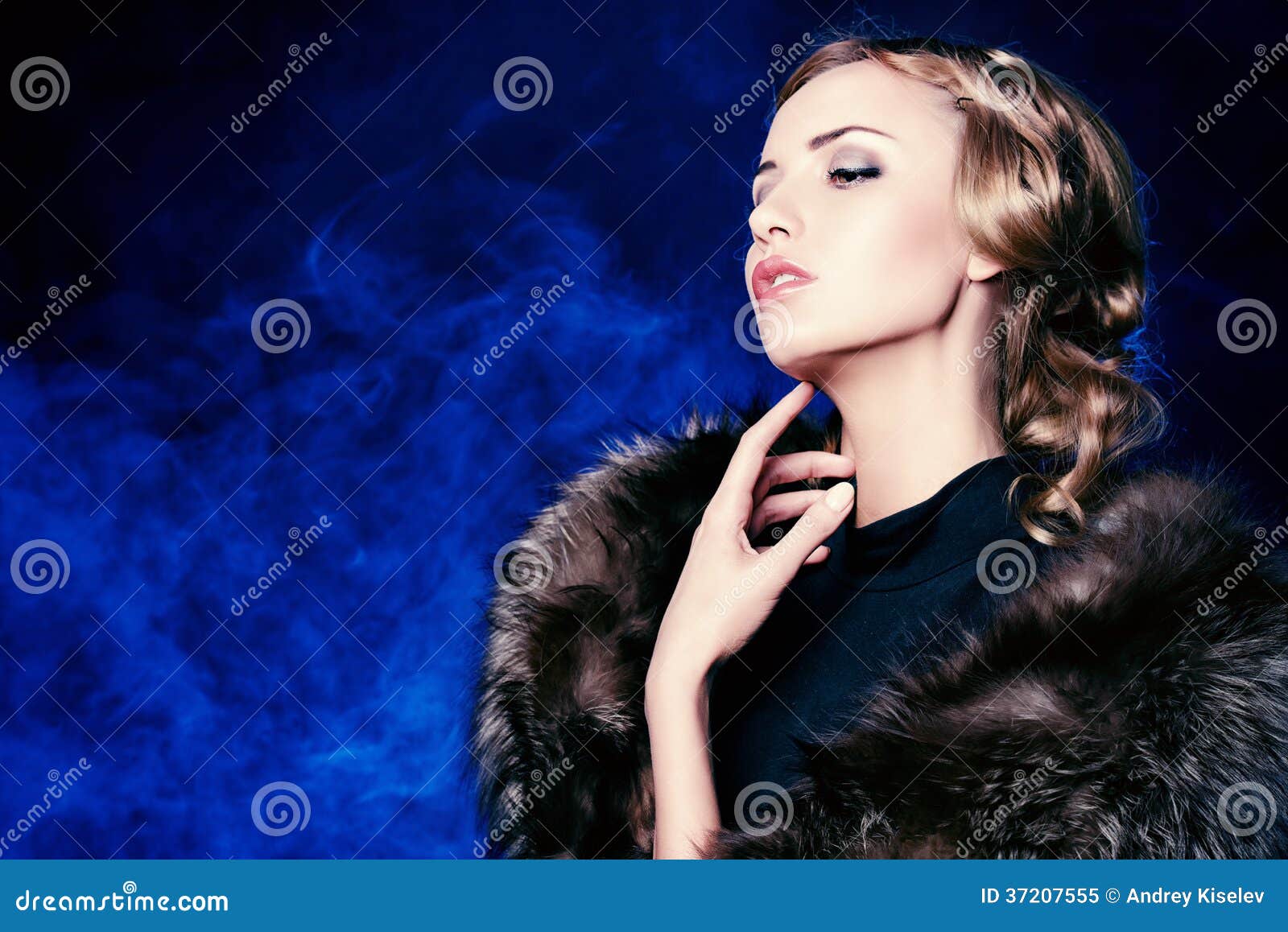 Languid expression stock image. Image of indoor, cosmetics - 37207555
