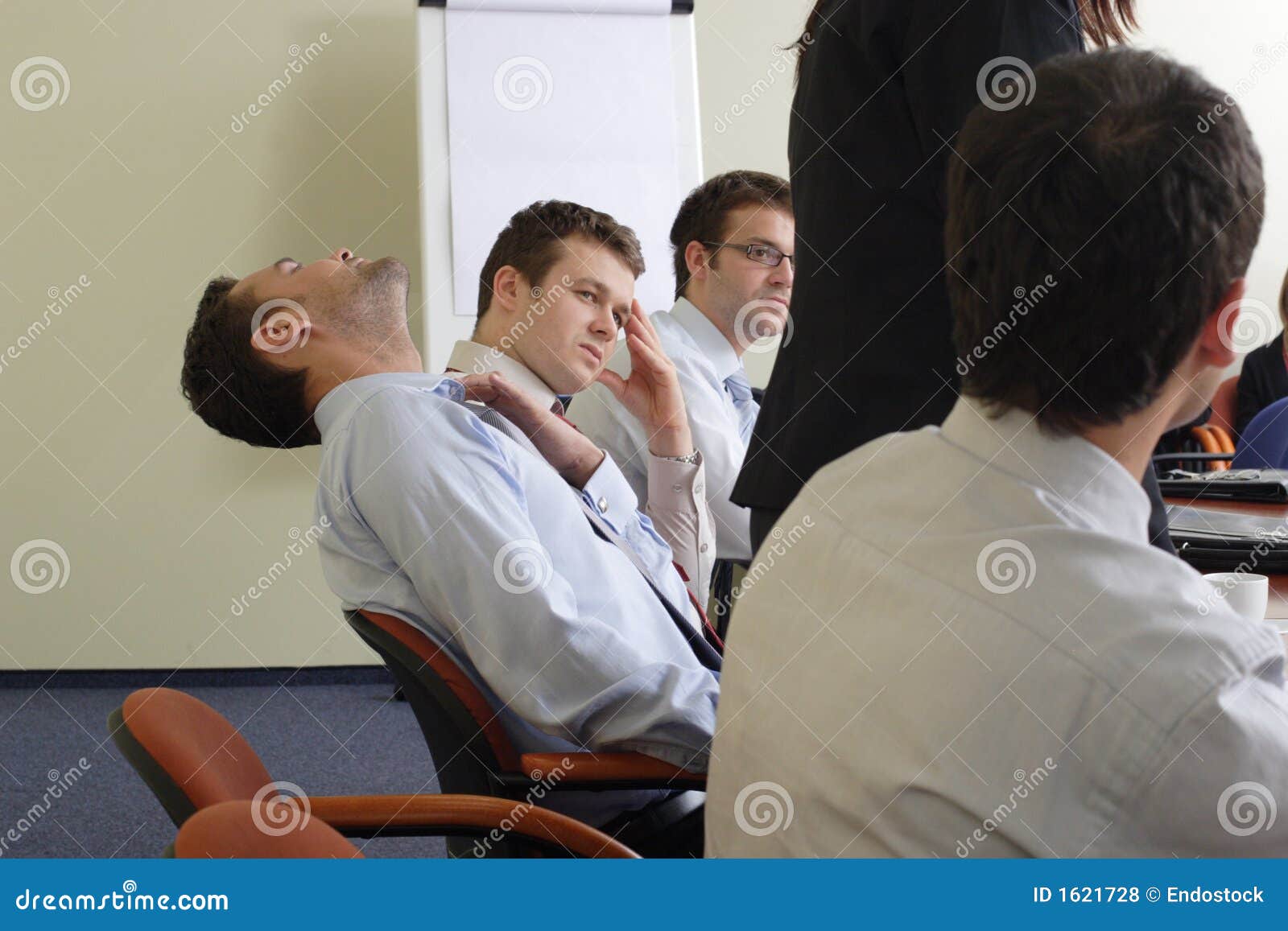 Langweilige Sitzung stockfoto. Bild von diskussion, vorstand - 1621728