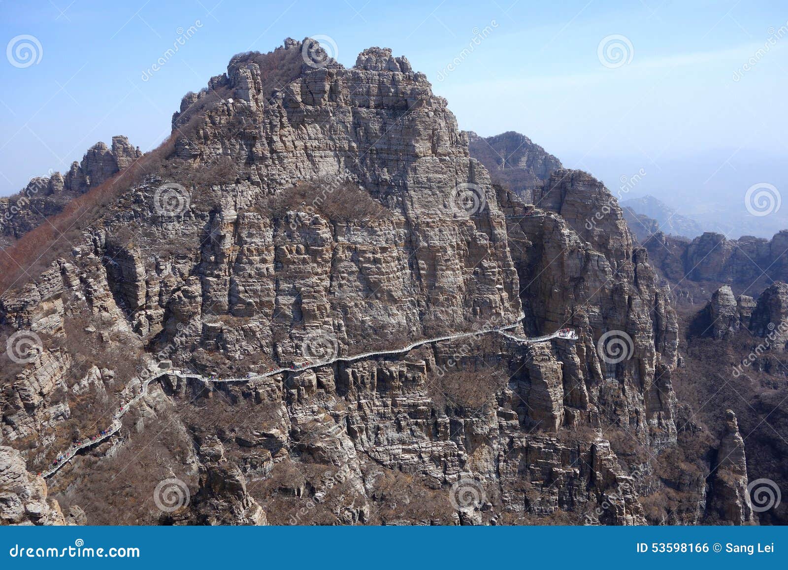 Langya Mountain,China stock photo. Image of scenery, tree - 53598166