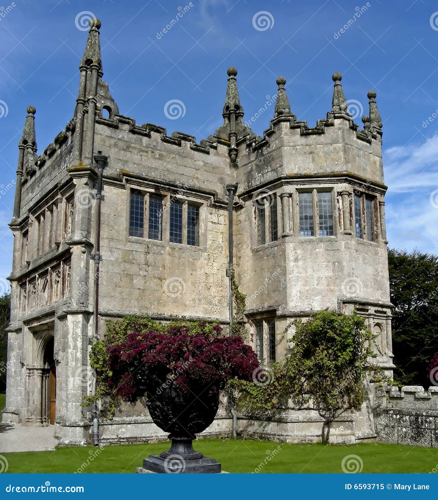 Gate Of House. Wooden Gates For Entering Cars In Front Of A Single ...