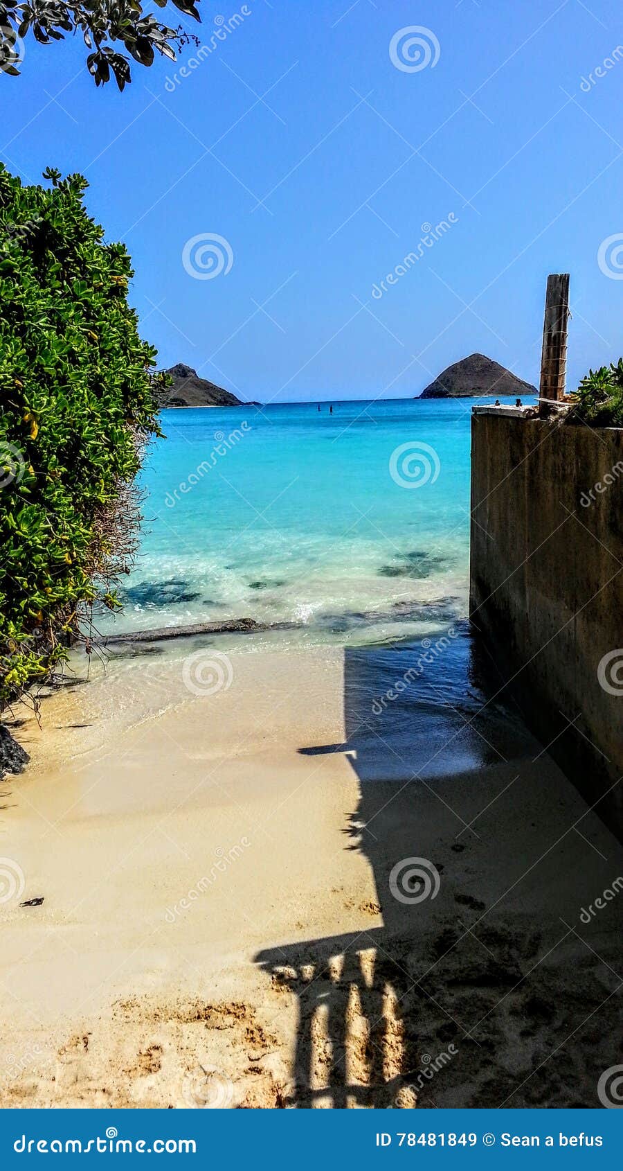 Lanikai islands stock image. Image of hawaiian, oahu - 78481849