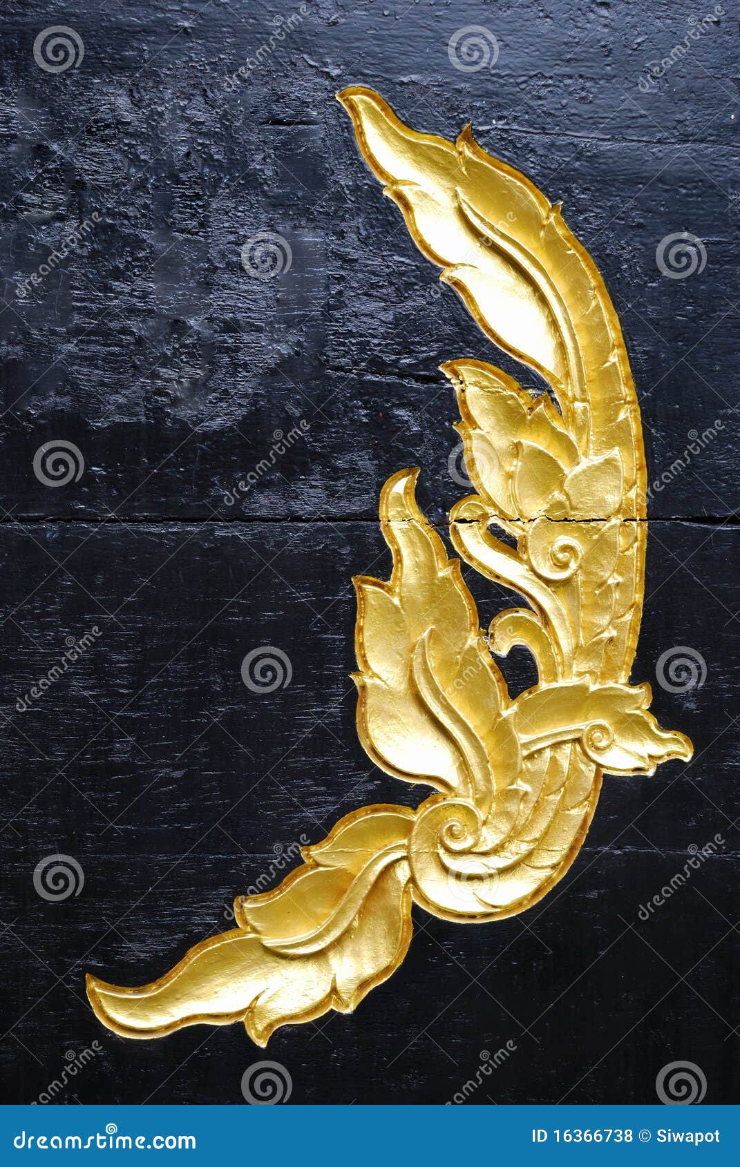 Lanna Thai pattern stock photo. Image of beautiful, gold - 16366738
