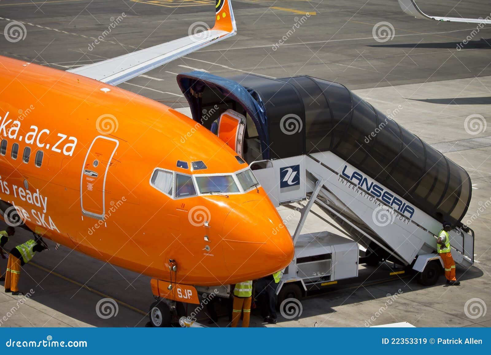 Lanseria International Airport Editorial Stock Image - Image of orange ...