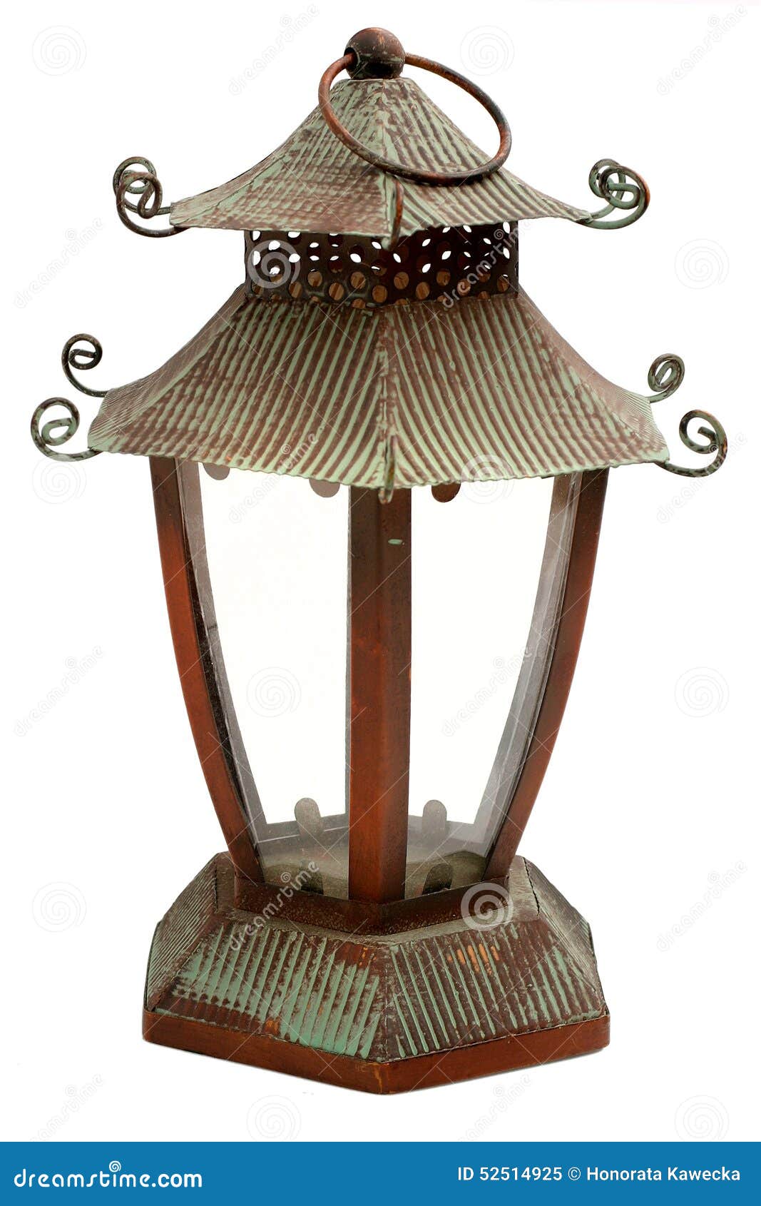 Lantaarn op wit stock afbeelding. Image of geïsoleerd - 52514925