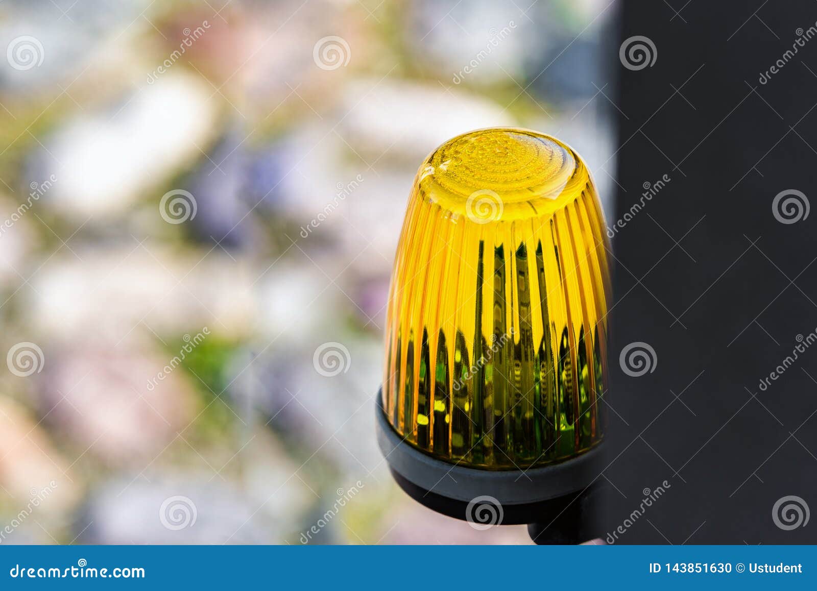 The Lantern on the Gate Automatic Hazard Warning Stock Photo - Image of ...