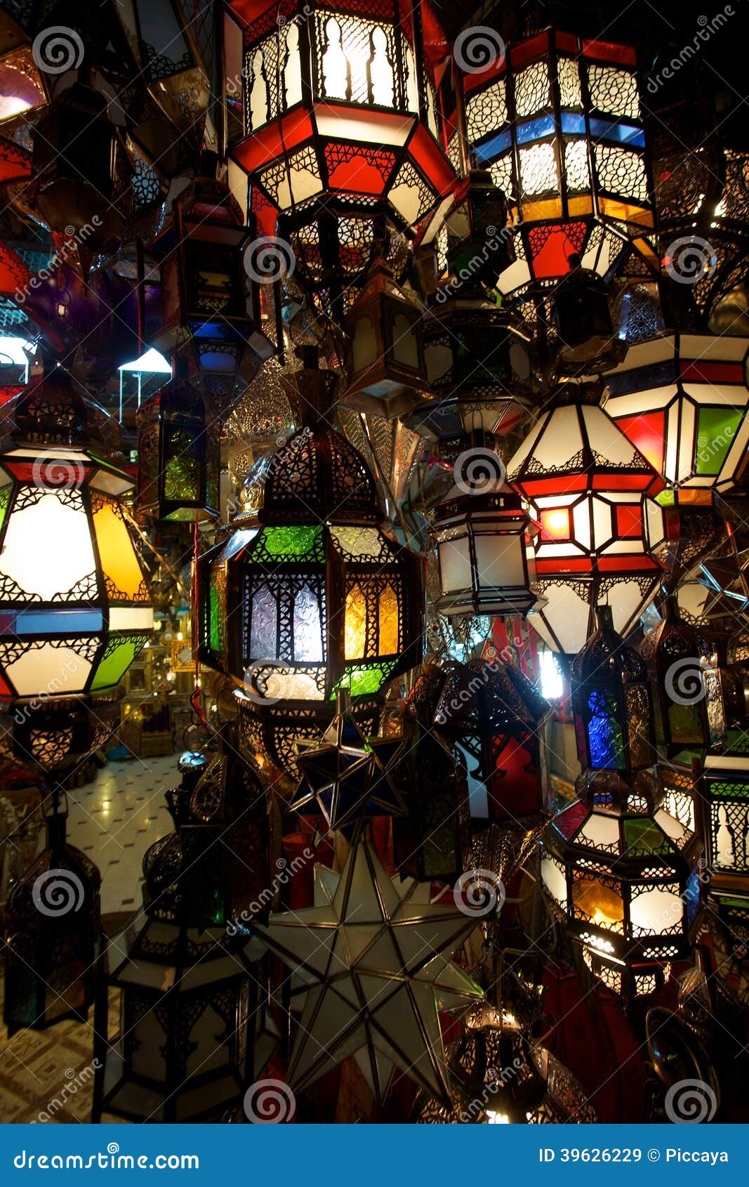 Lantern Bazaar stock image. Image of market, lantern - 39626229