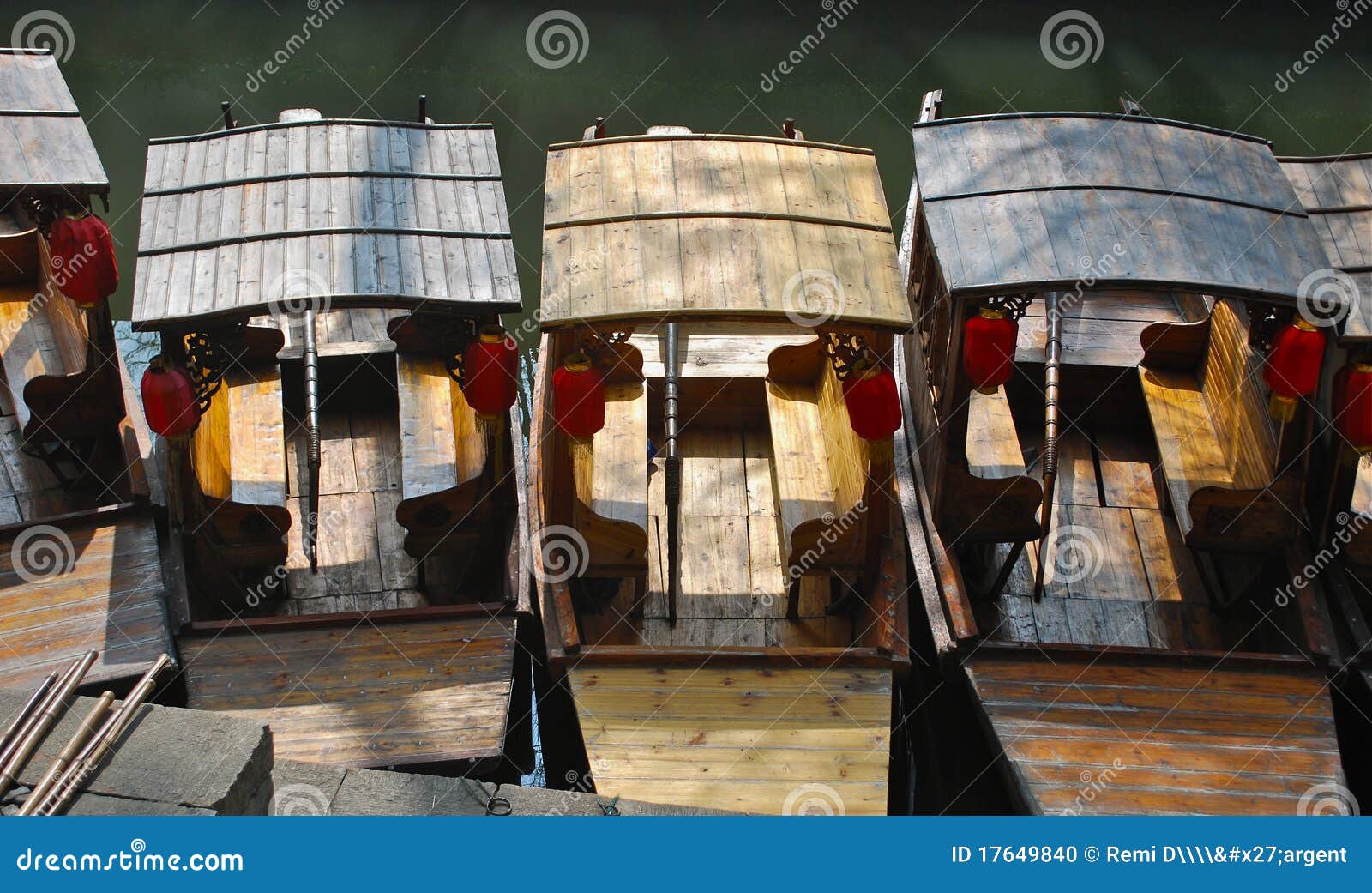 Lantern Boat Suzhou stock photo. Image of people, canal - 17649840