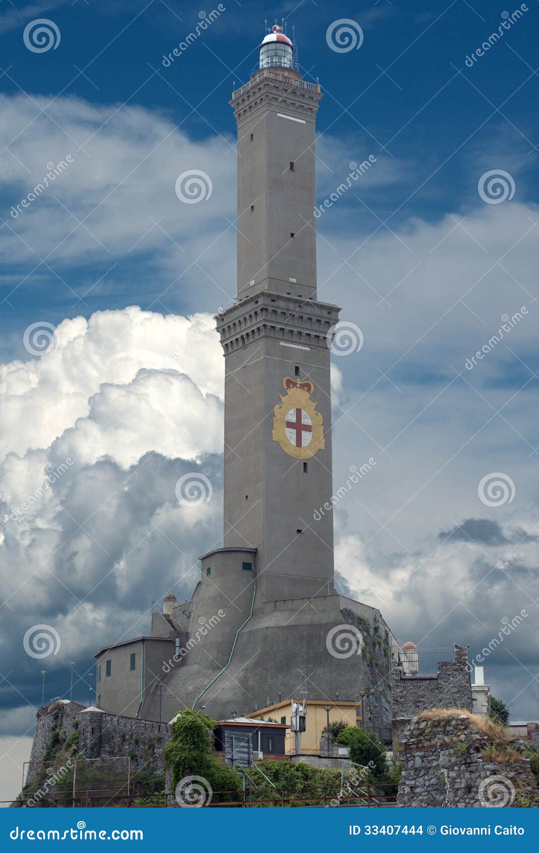 Lantern of Genoa stock photo. Image of legend, function - 33407444