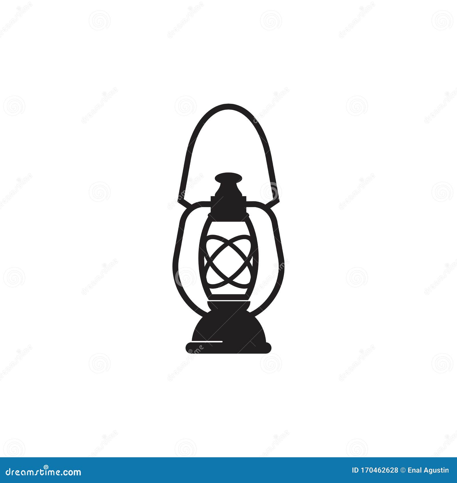 Lantern Icon Logo Design Vector Template Stock Vector - Illustration of ...