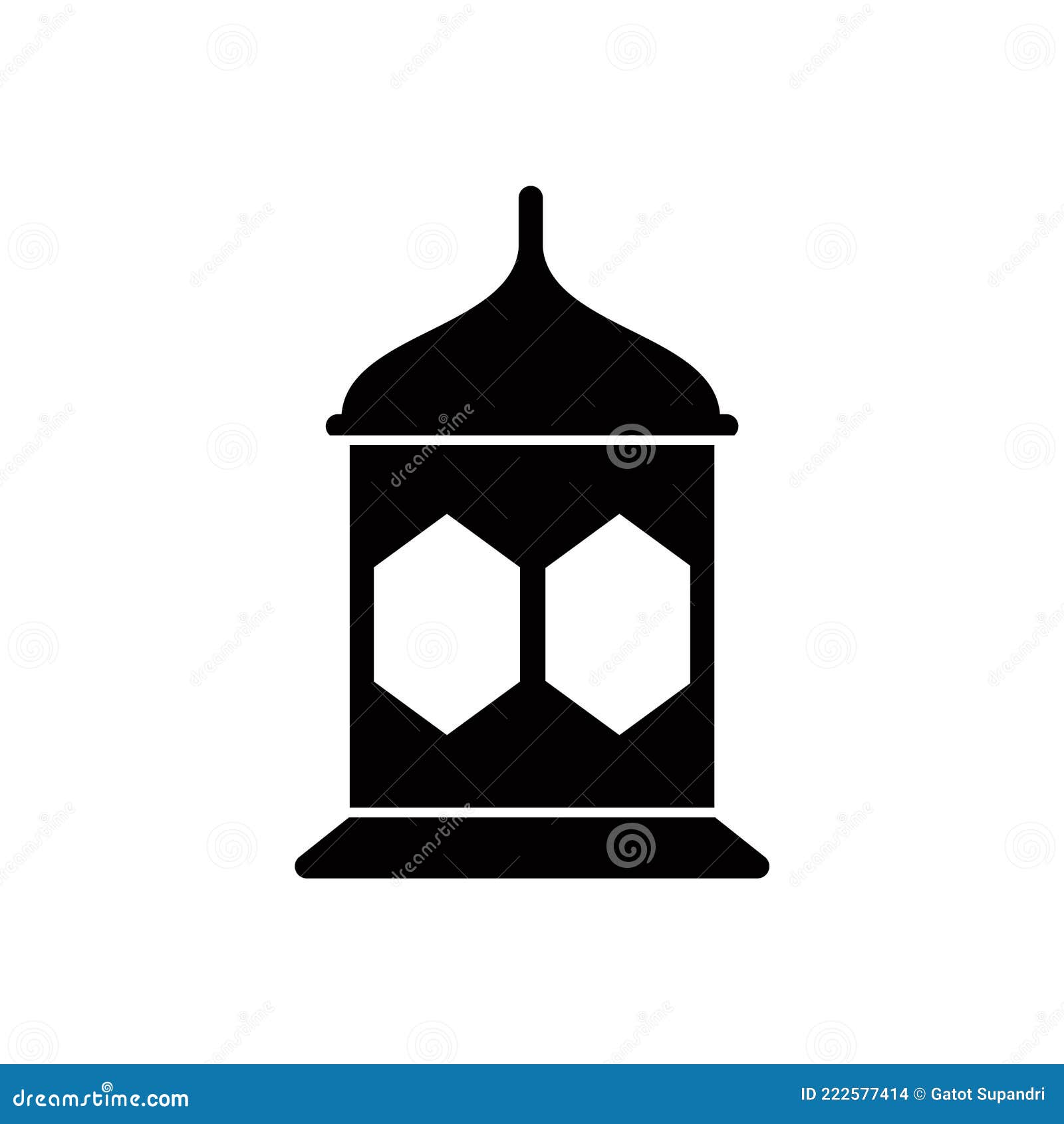 Lantern Icon Vector Logo Design Template Stock Vector - Illustration of ...