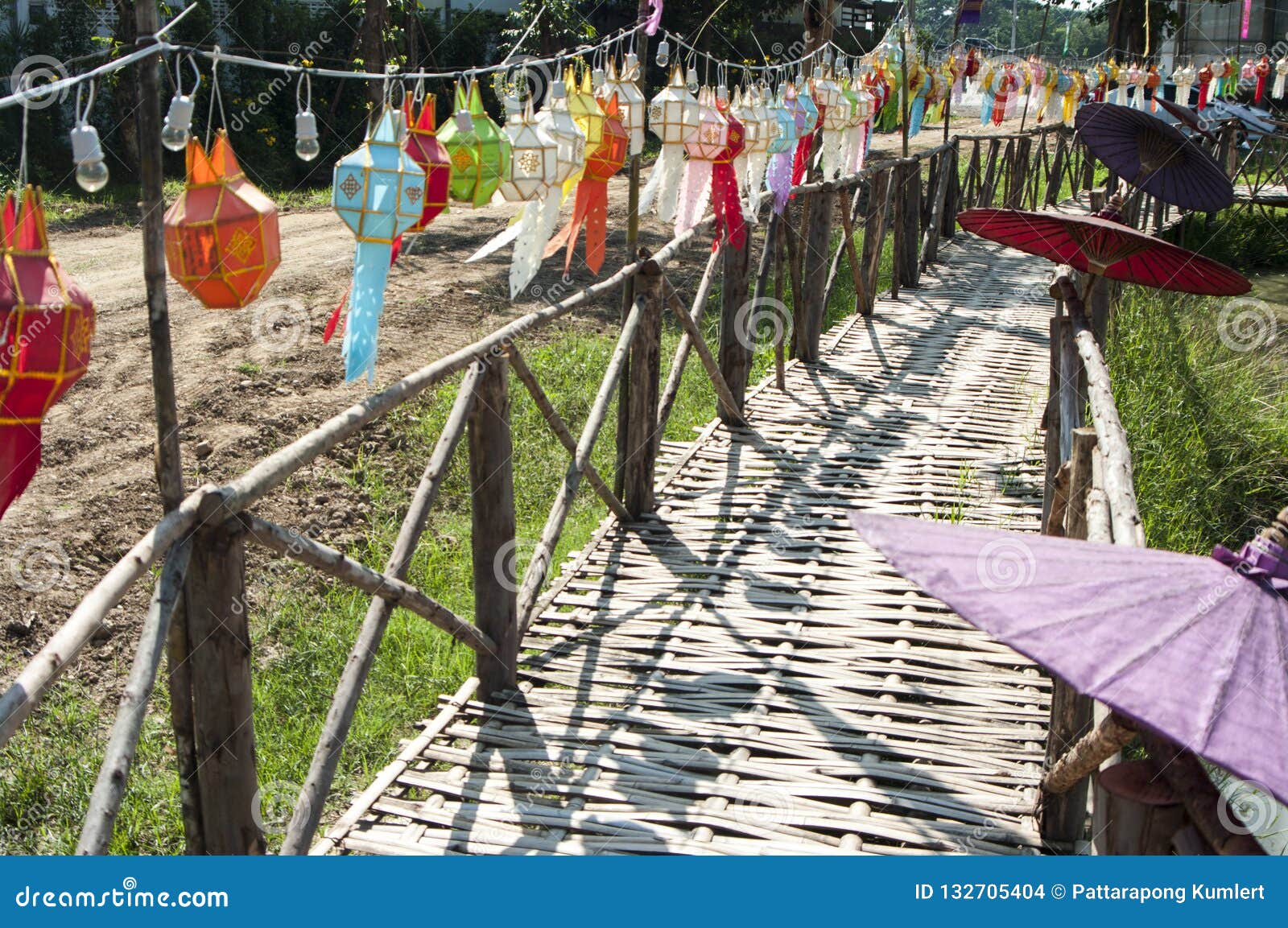 Lantern Made of Paper ; Lantern Tradition Handcraft Stock Photo - Image ...