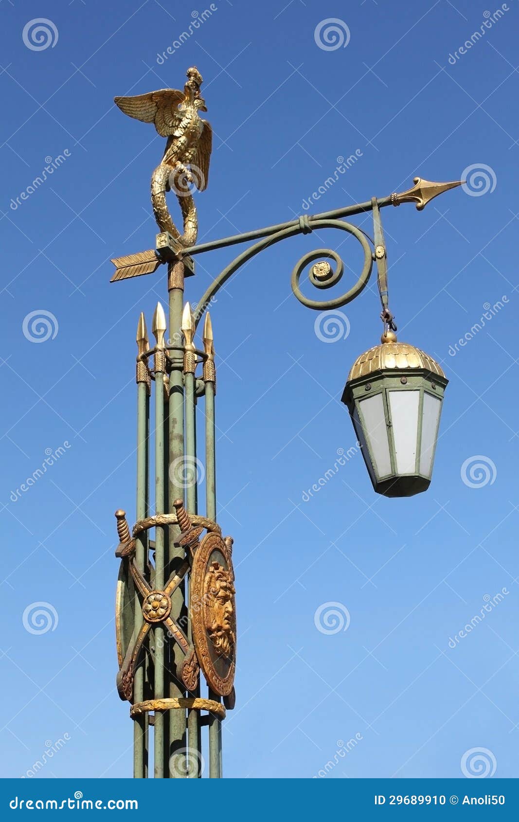 Lantern in Saint Petersburg, Russia Stock Photo - Image of baroque ...
