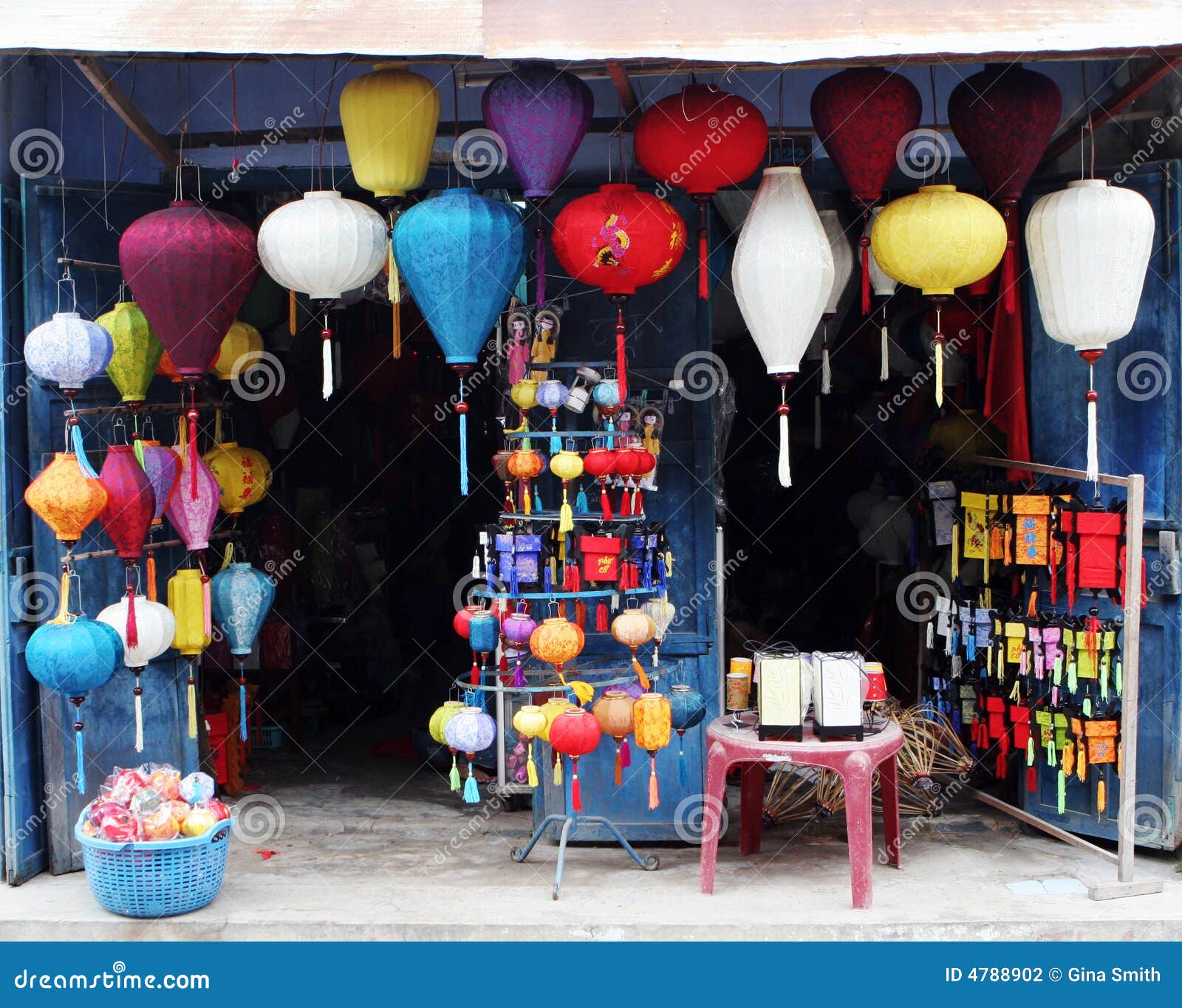 Lantern shop stock photo. Image of craft, colorful, bright - 4788902