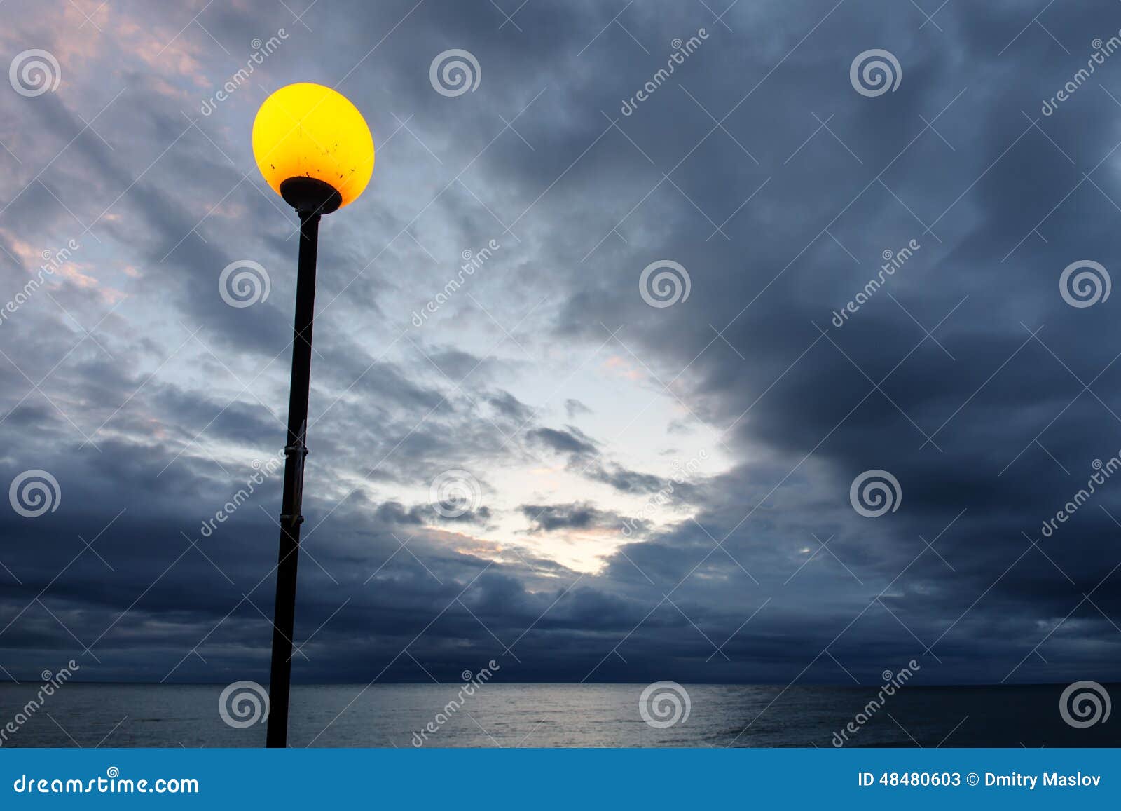 Lantern at sunset stock image. Image of night, tranquil - 48480603