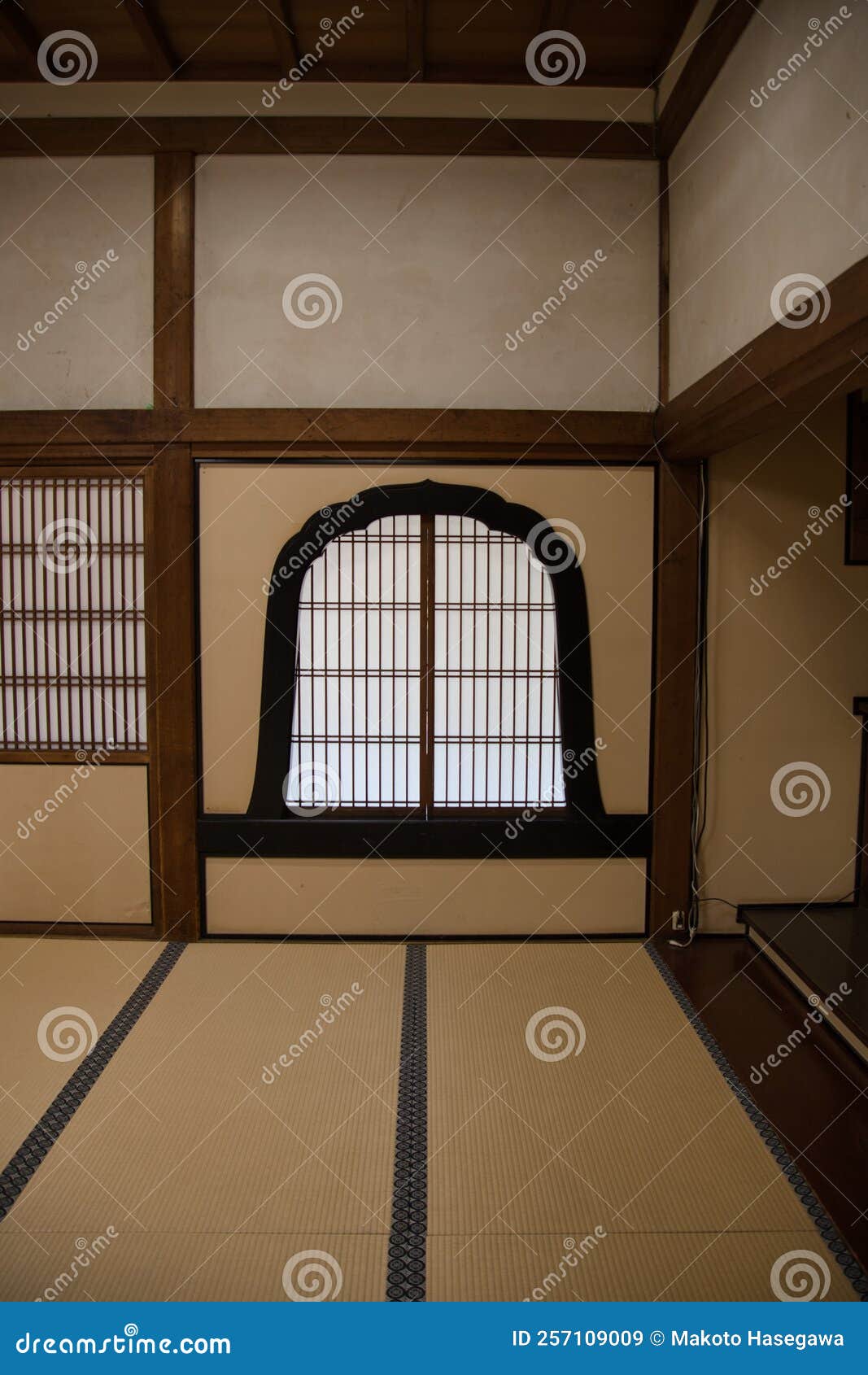 The Lantern Window Inside the Temple. Kyoto Japan Stock Image - Image ...