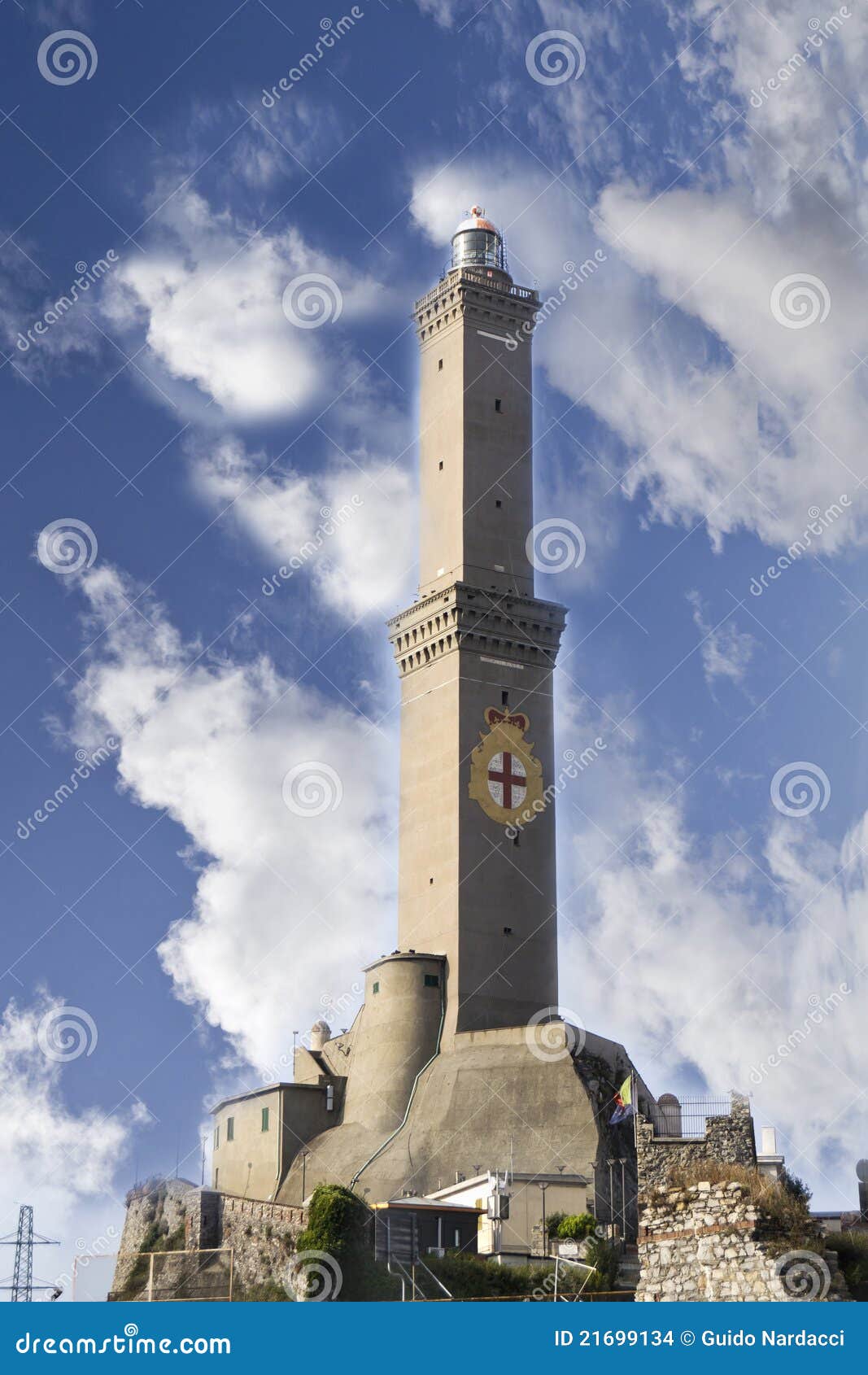 Lanterna : Symbol of the City of Genoa Stock Photo - Image of medieval ...