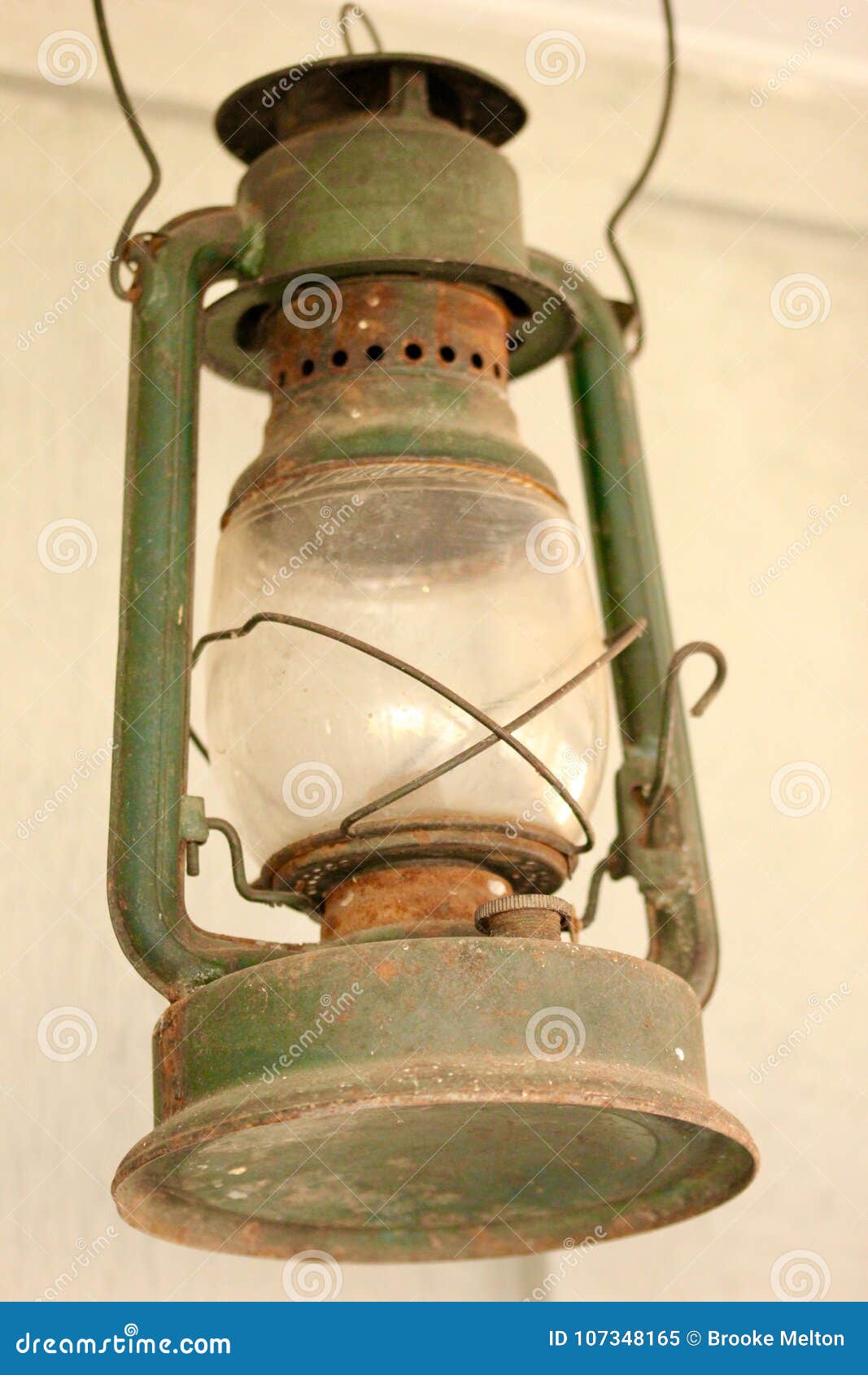 Lanterna Verde Retro Antiga Do óleo Do Querosene Imagem de Stock ...
