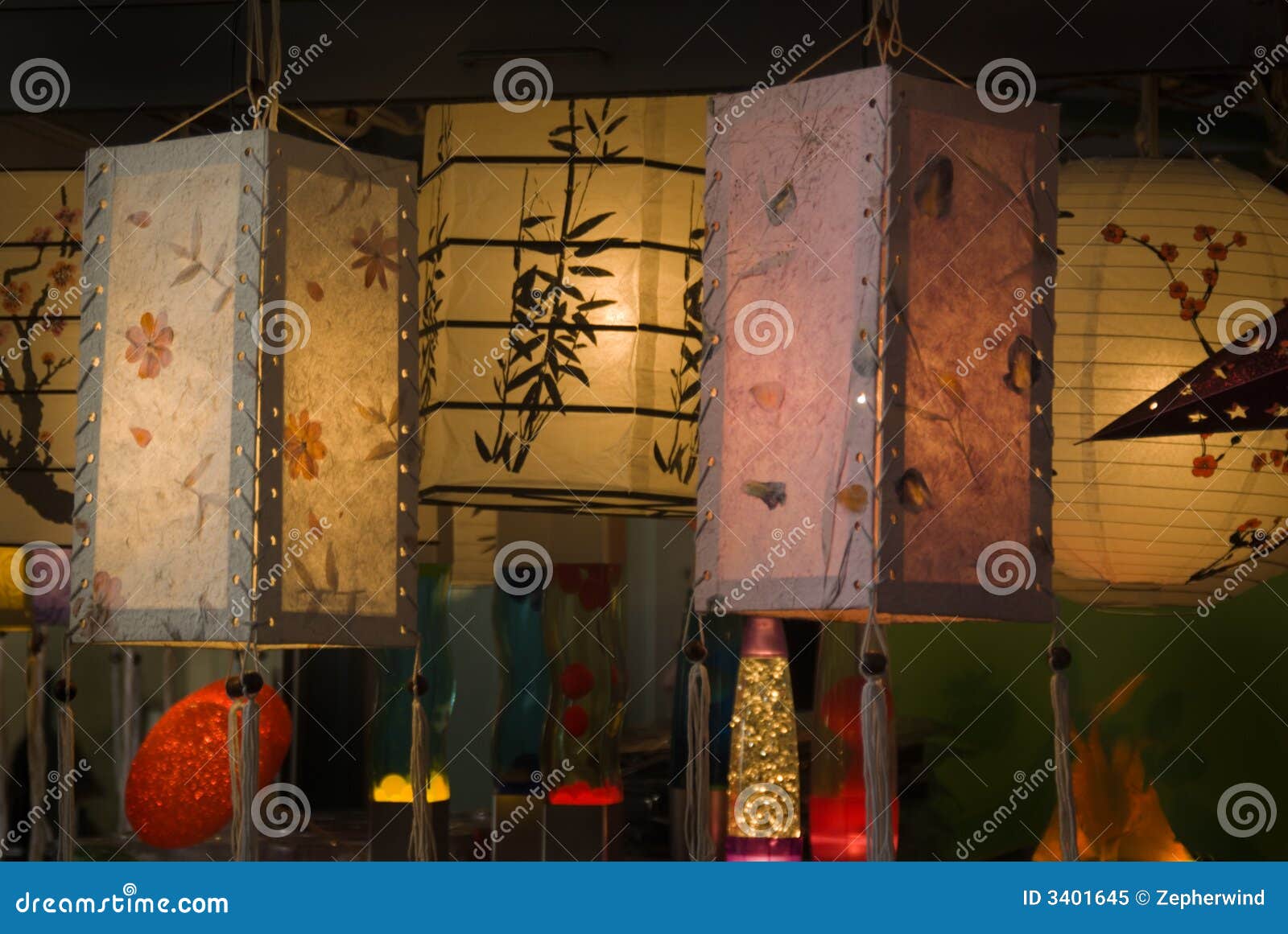 Lanterns stock image. Image of paper, patterns, style - 3401645