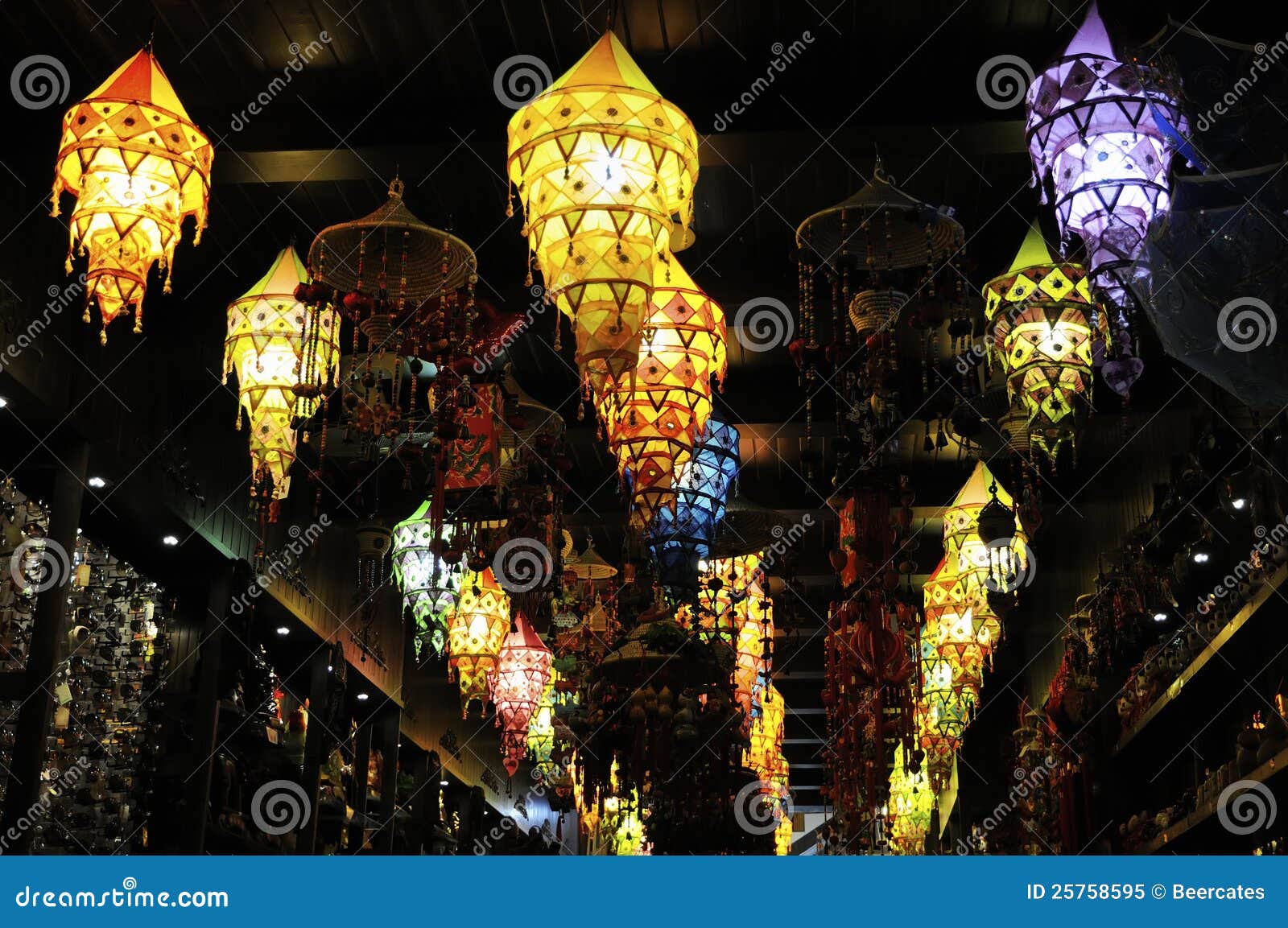 Lanterns and handicrafts stock image. Image of jiezi - 25758595