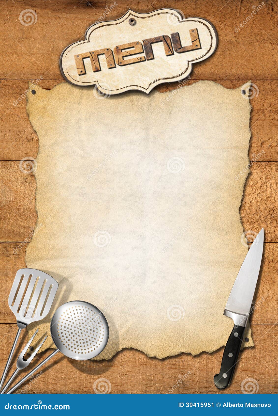 Lantlig menymall stock illustrationer. Illustration av matlagning ...