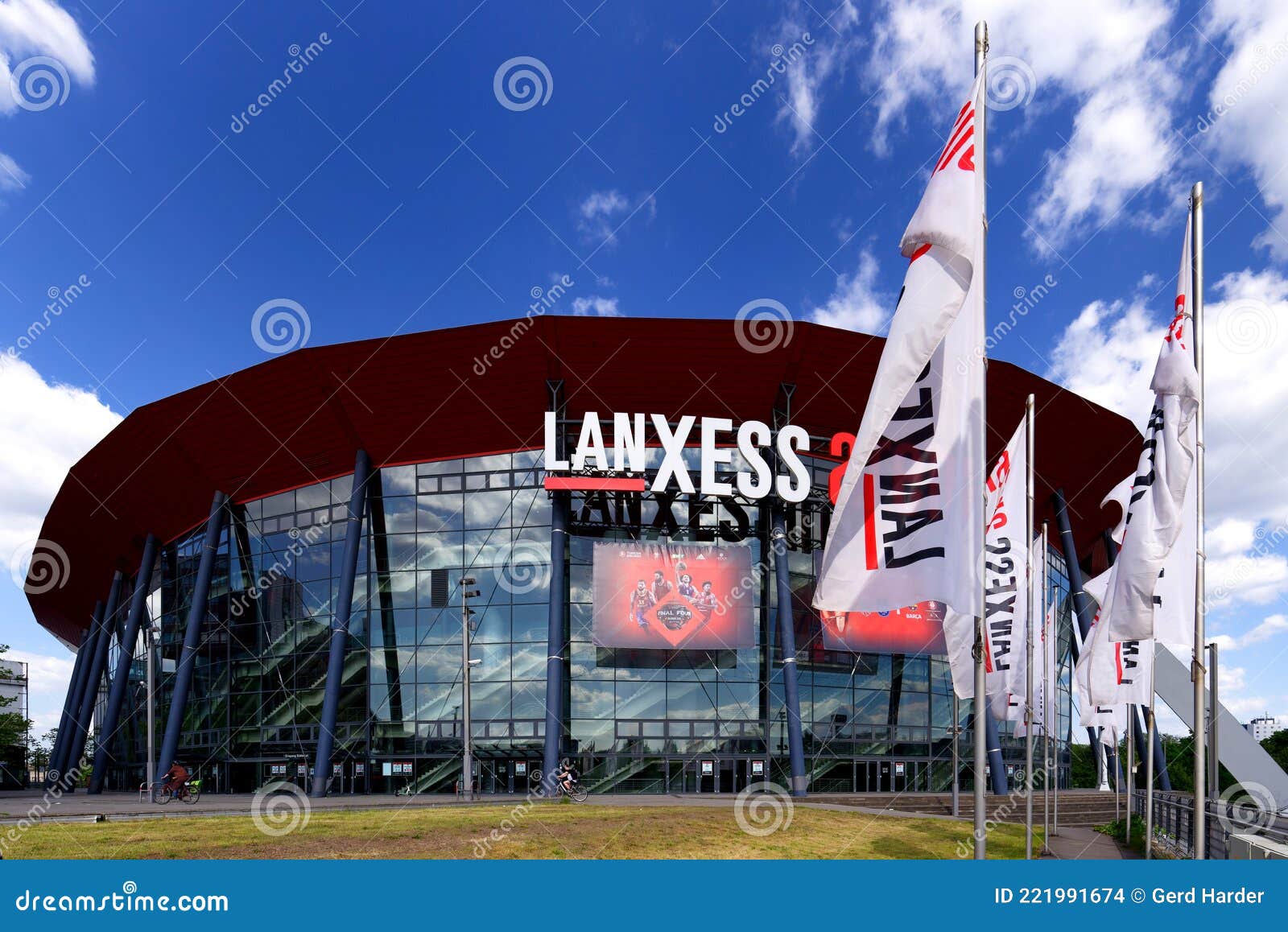 Lanxess Arena Event Hall in Cologne Editorial Stock Image - Image of ...