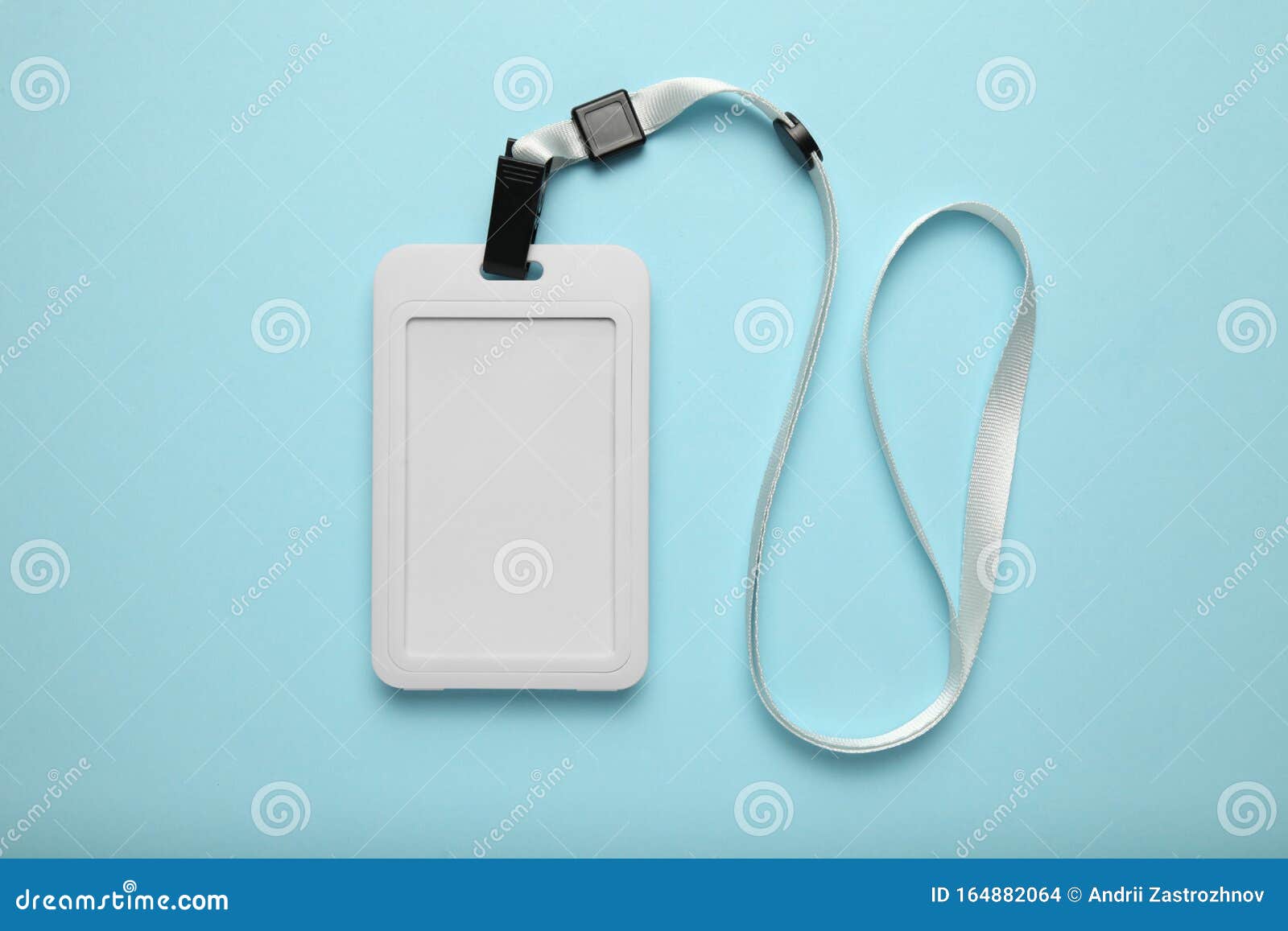 Lanyard Badge Blank, Card Id Pass. Business Authorization Stock Photo ...