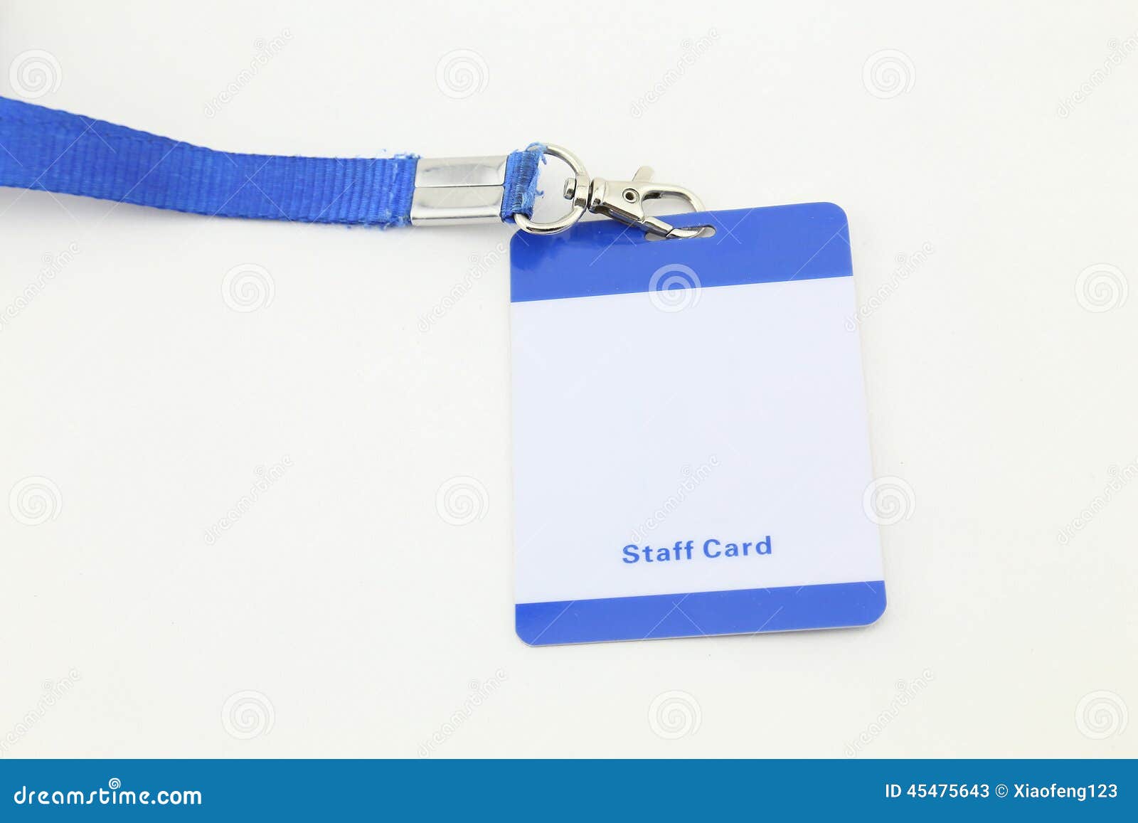 Lanyard for Badge Tag stock image. Image of isolated - 45475643