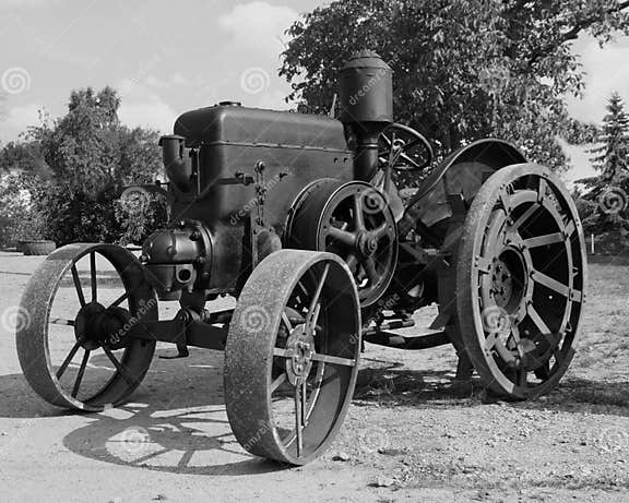 Lanz, tractor stock image. Image of iron, farmer, wheel - 1480857