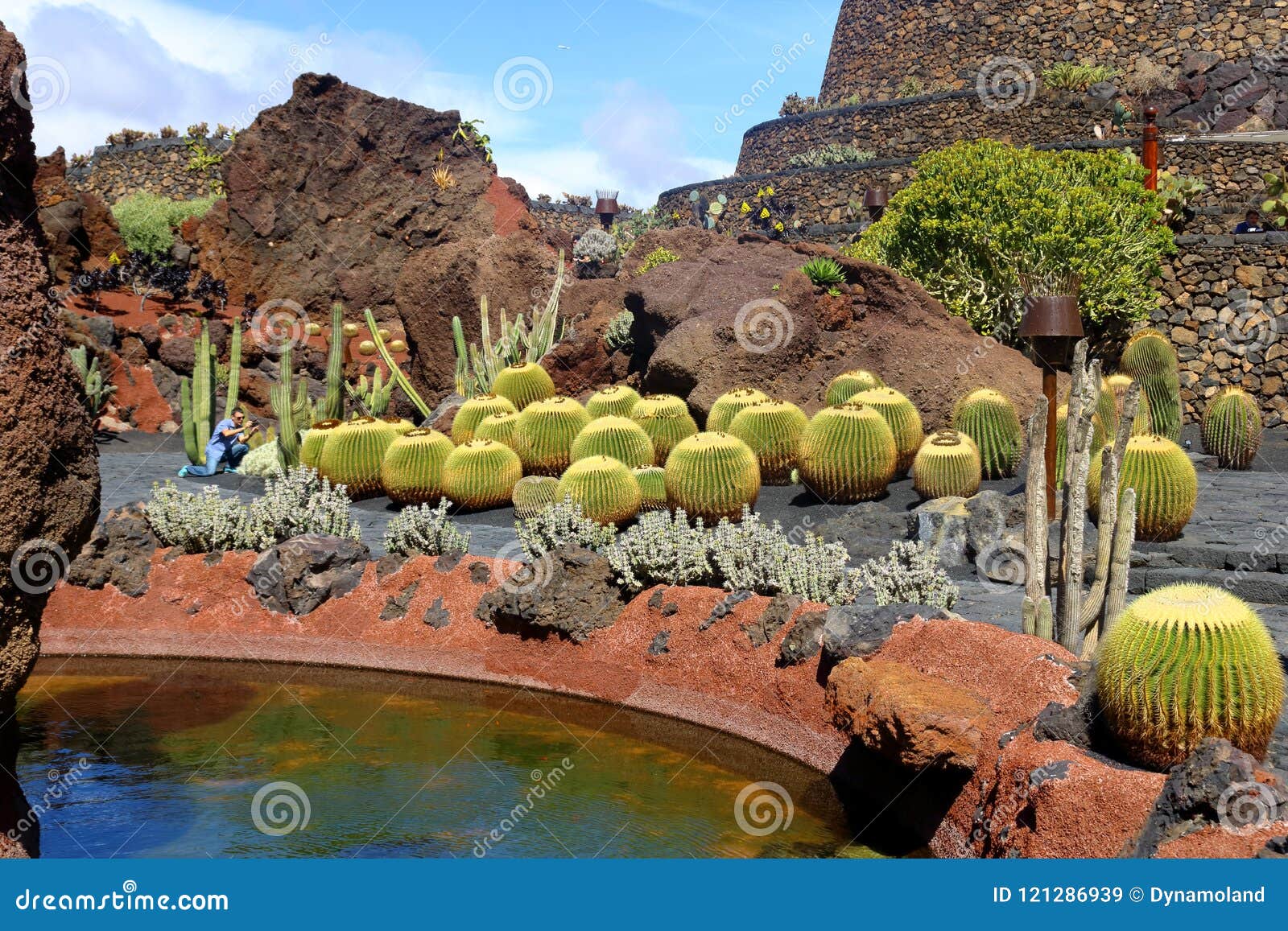 Lanzarote on the Canaries editorial stock image. Image of landscape ...
