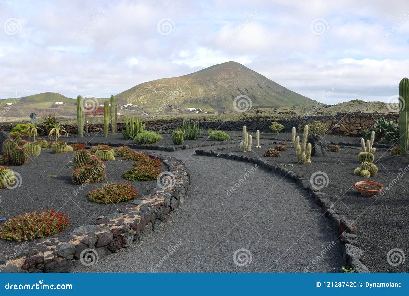Lanzarote on the Canaries stock photo. Image of atlantic - 121287420