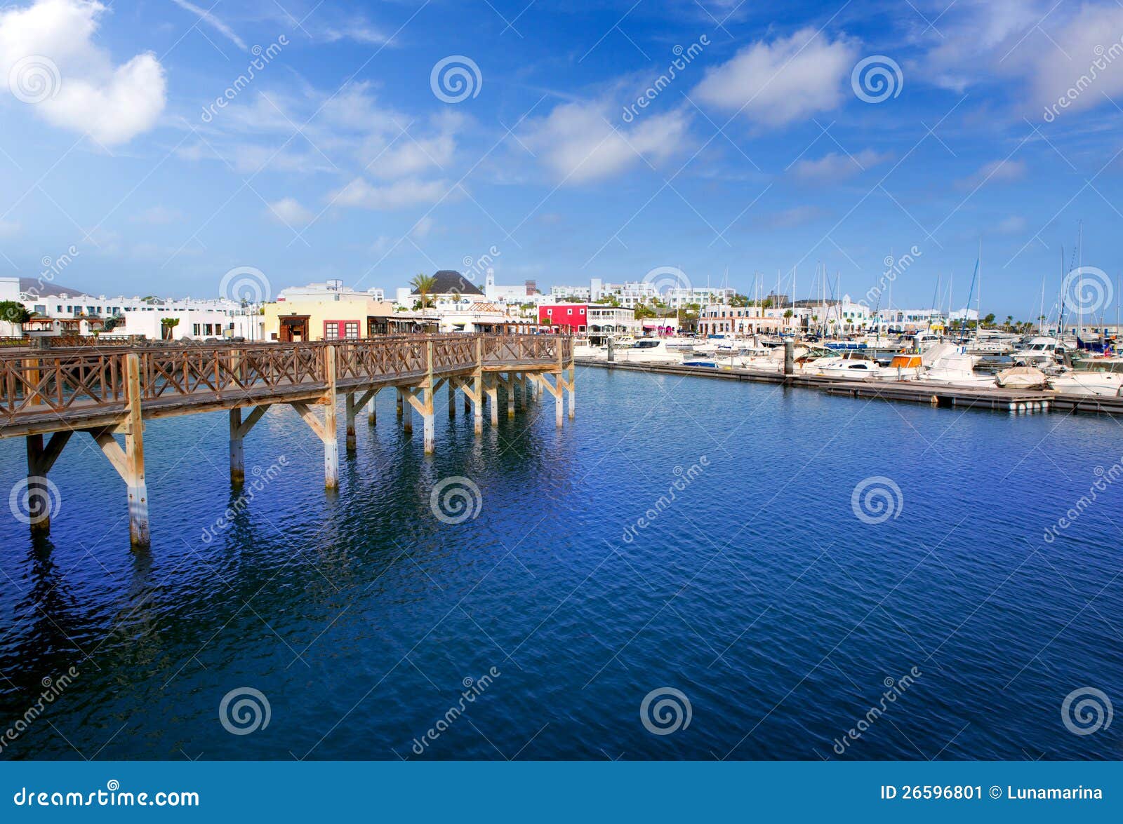 Lanzarote Marina Rubicon Playa Blanca Stock Image - Image of marina ...