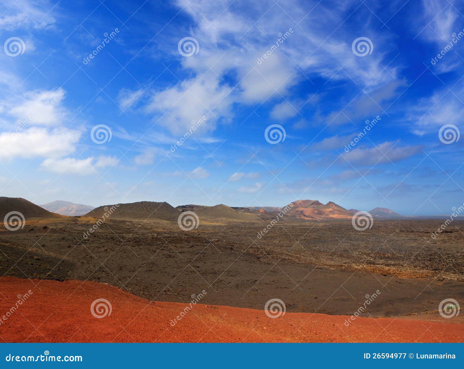Lanzarote Timanfaya Fire Mountains Volcanic Lava Stock Image - Image of ...