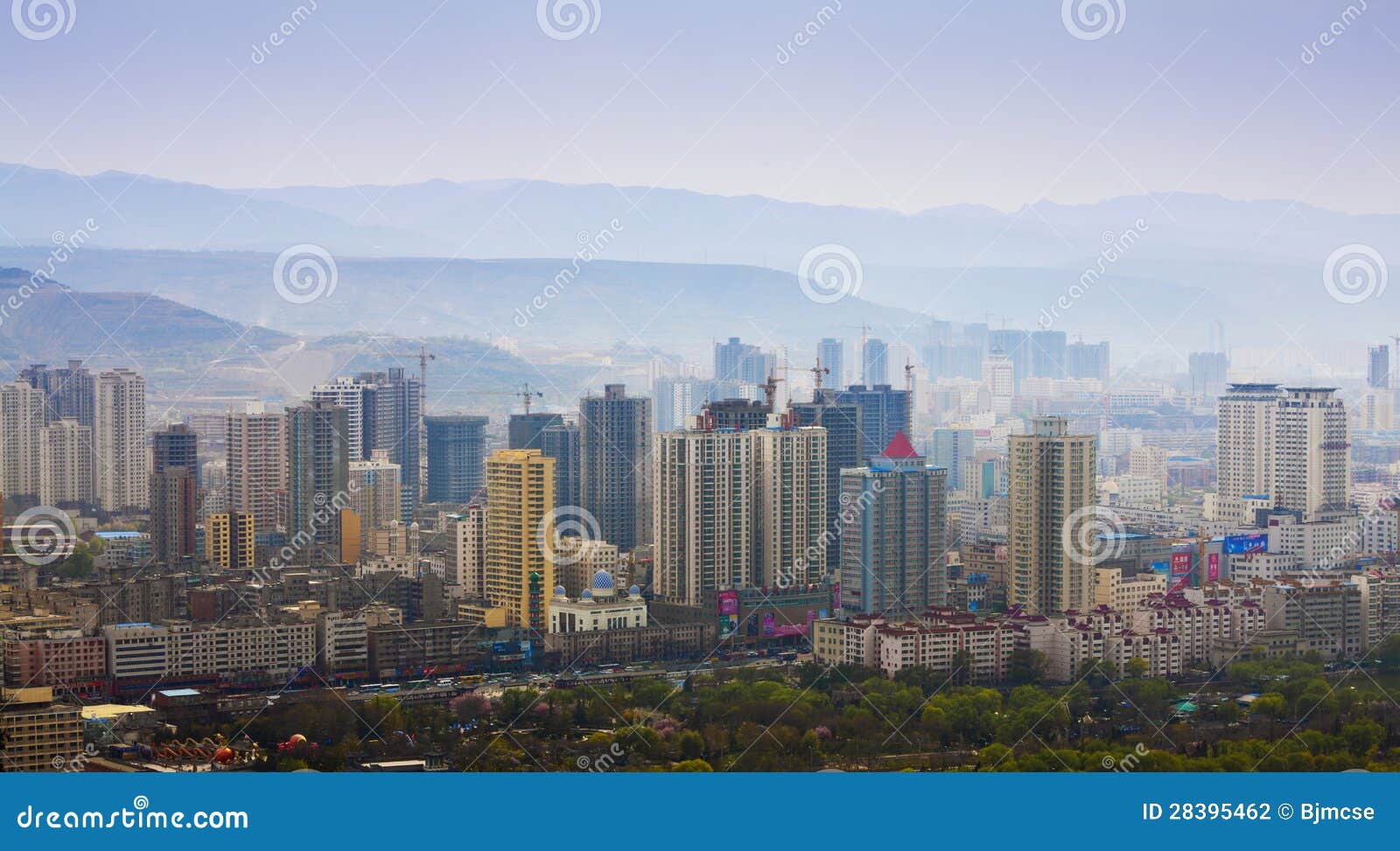 Lanzhou city building editorial photography. Image of china - 28395462