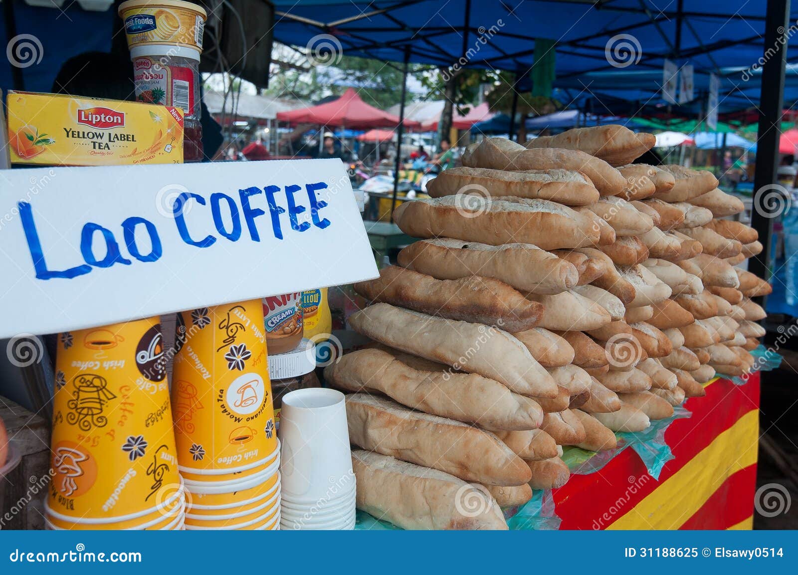 Lao coffee editorial image. Image of coffee, cultural - 31188625