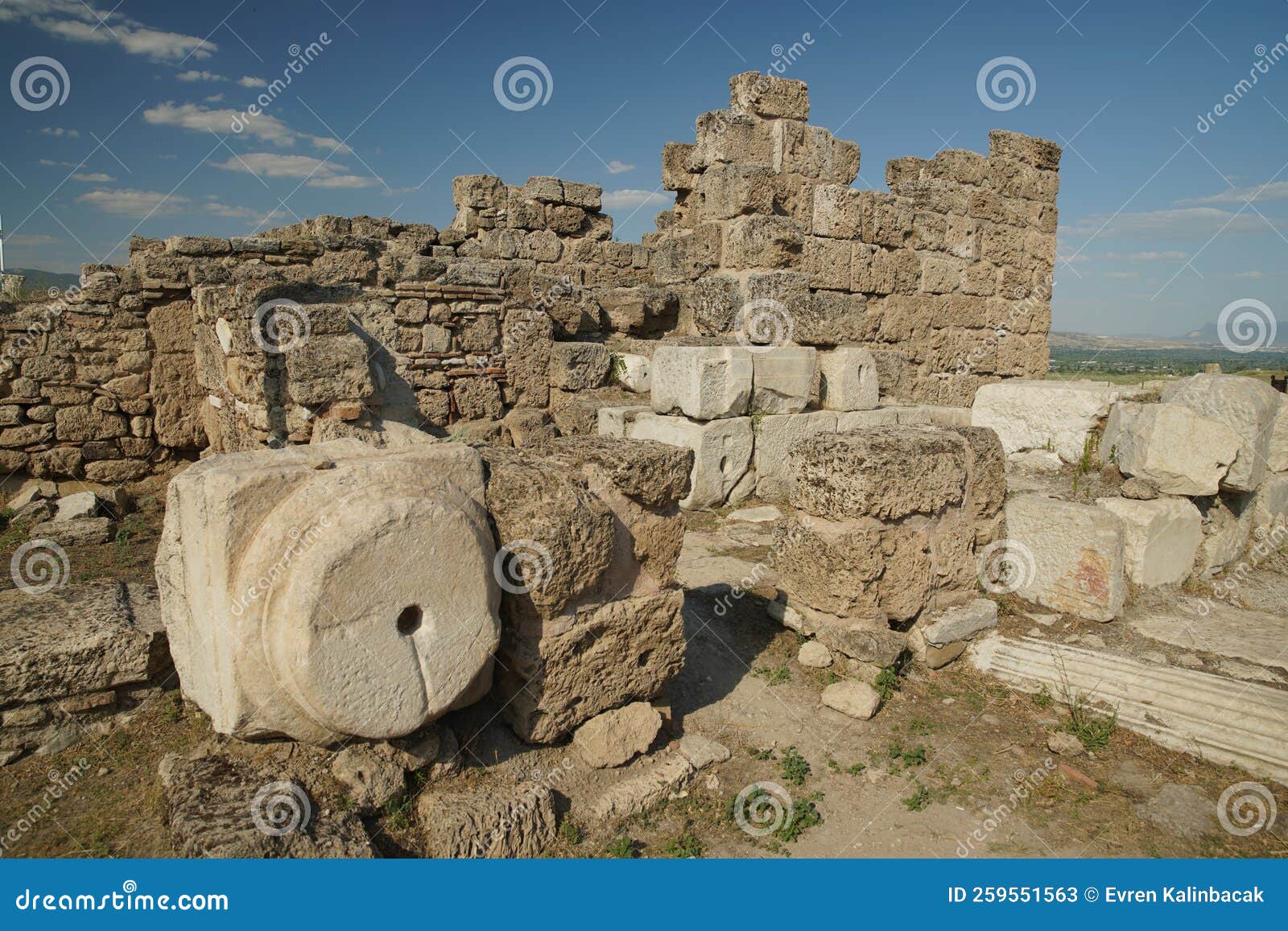 Laodicea on the Lycus Ancient City in Denizli, Turkiye Stock Image ...