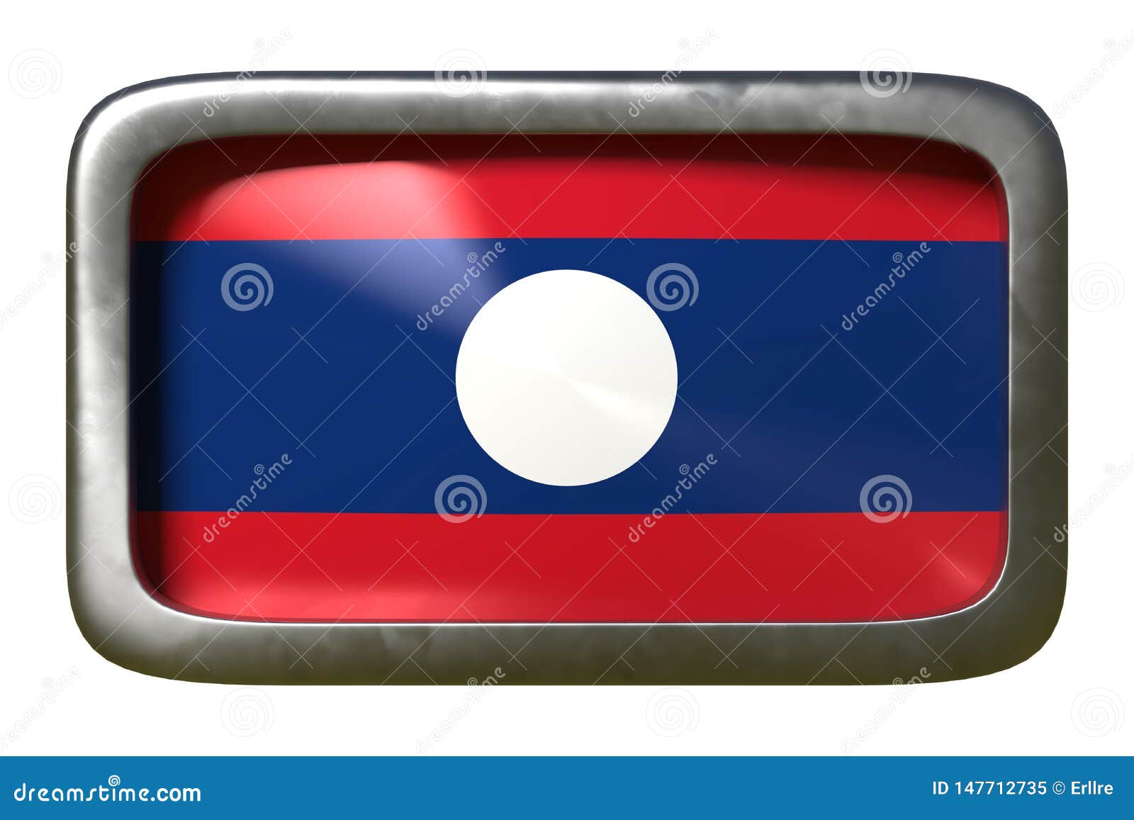 Laos flag sign stock illustration. Illustration of national - 147712735