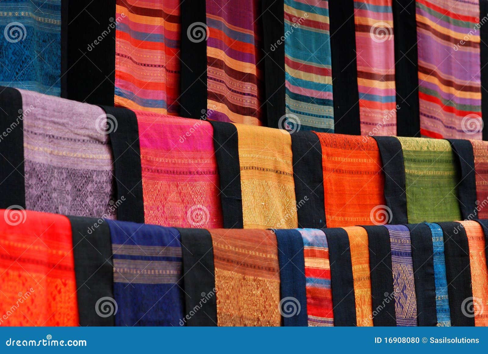 Laos Handmade Textile Pattern Stock Photo - Image of local, homemade ...