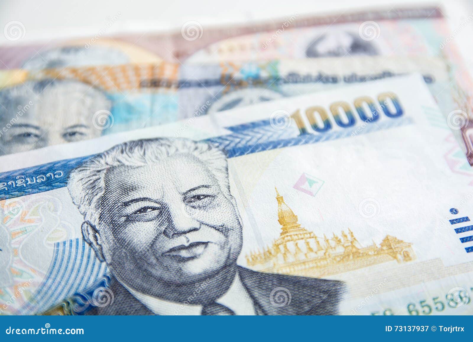 Laos money kip stock image. Image of exchange, monetary - 73137937
